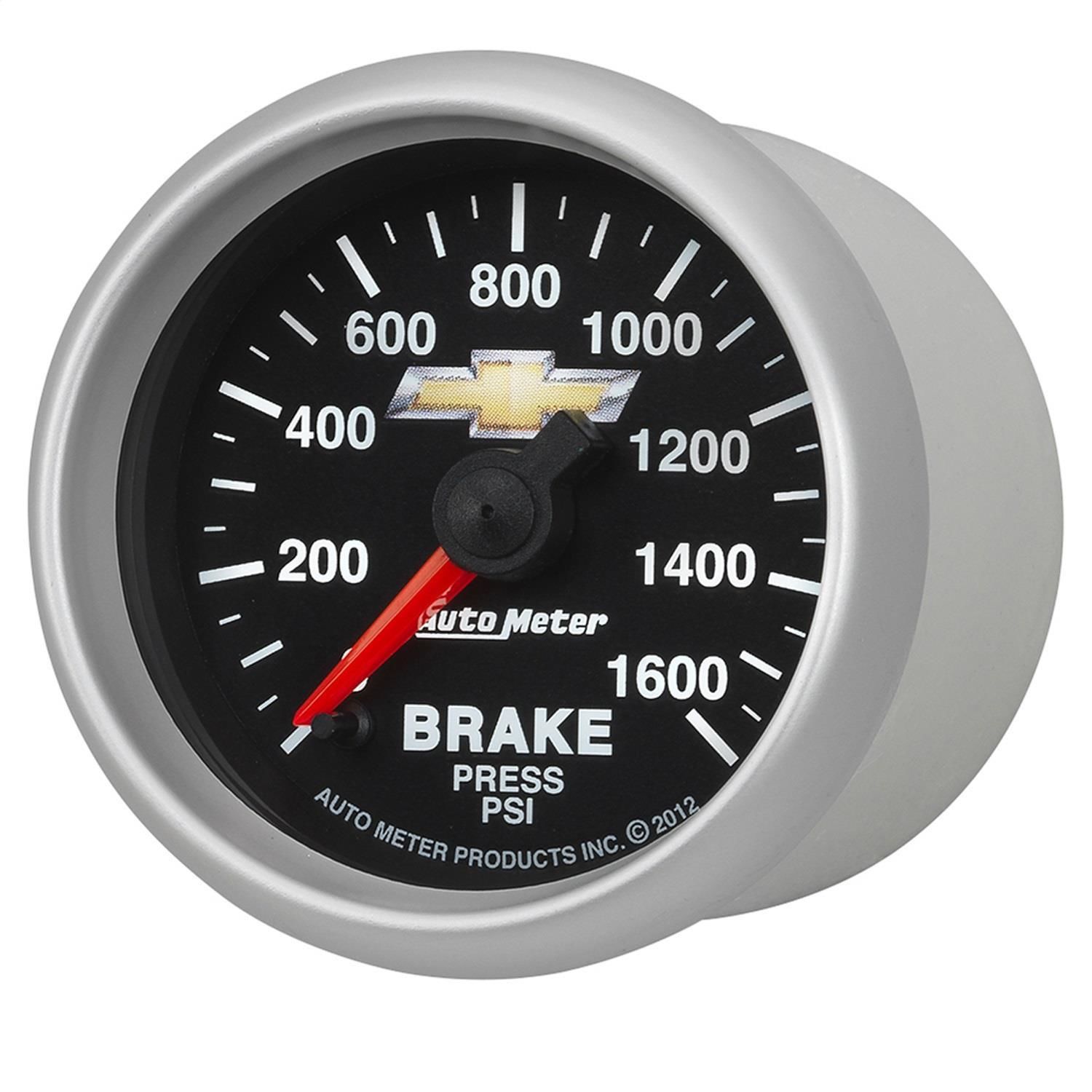 AutoMeter 2 1/16in 0-1600 PSI GM Series Brake Pressure Gauge