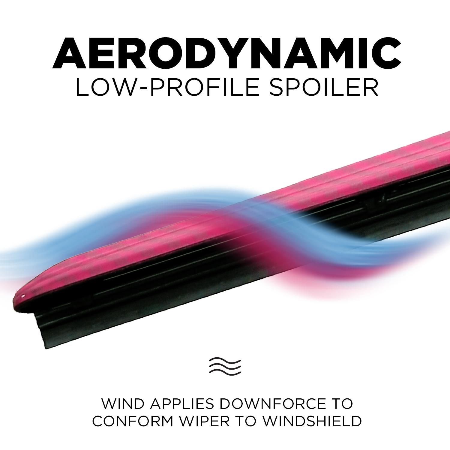 CLIX 16/14in Pink Carbon Dress Wiper Blade