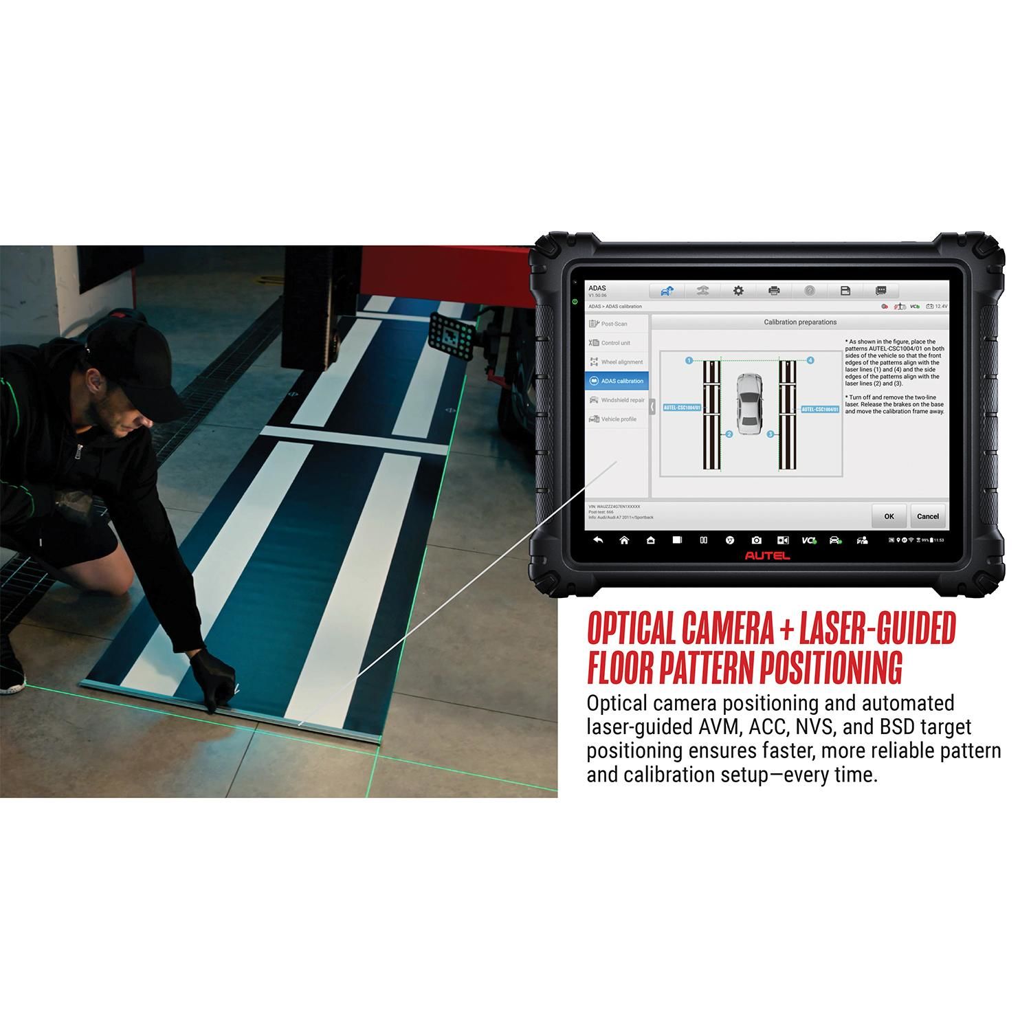 Autel IA1000 Alignment and ADAS Calibration System with All Systems ...