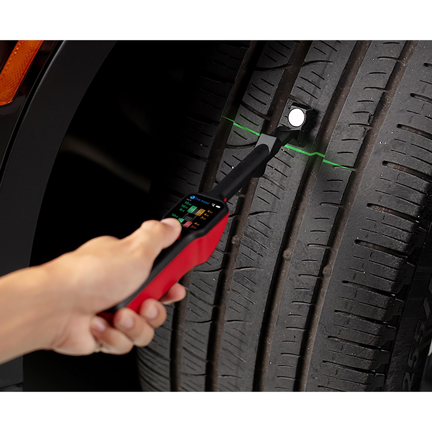 Autel 1.65in Touchscreen Display Laser-Enabled Tire Tread and Brake ...