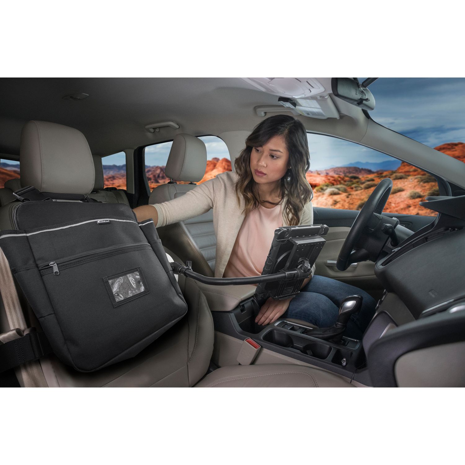 AutoExec Hanging Tablet Organizer