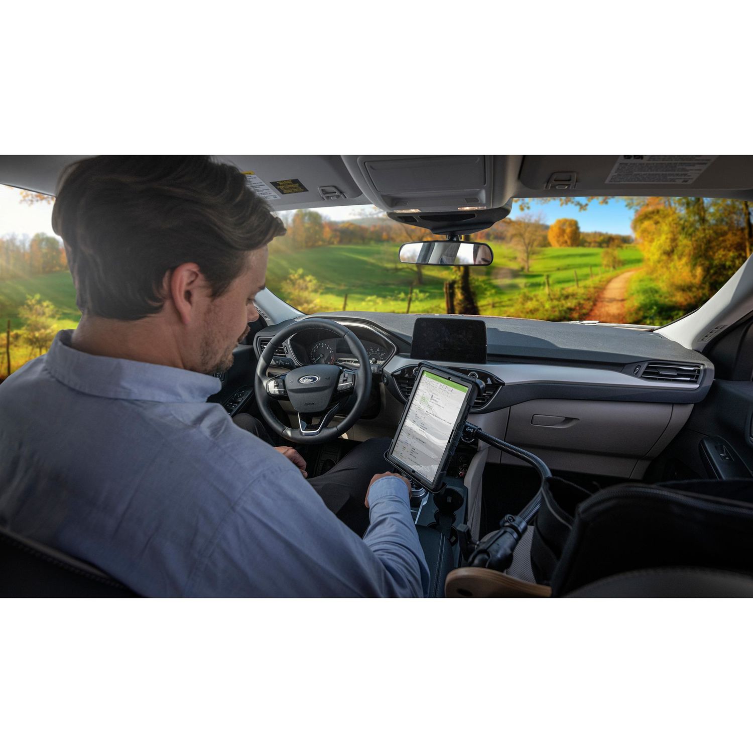 AutoExec Hanging Tablet Organizer