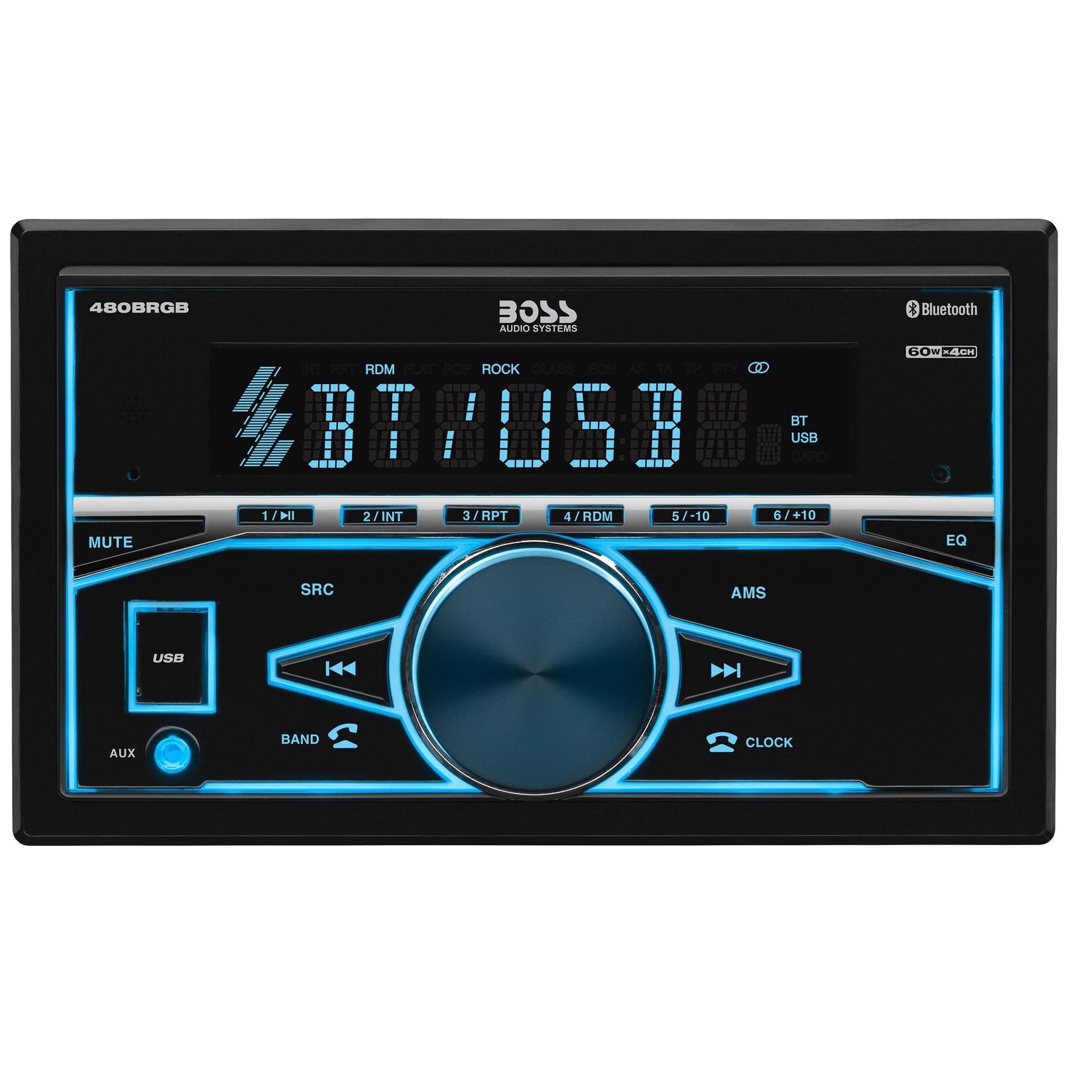 Boss Audio Elite Bluetooth, USB, Multi Color, No CD Car Stereo