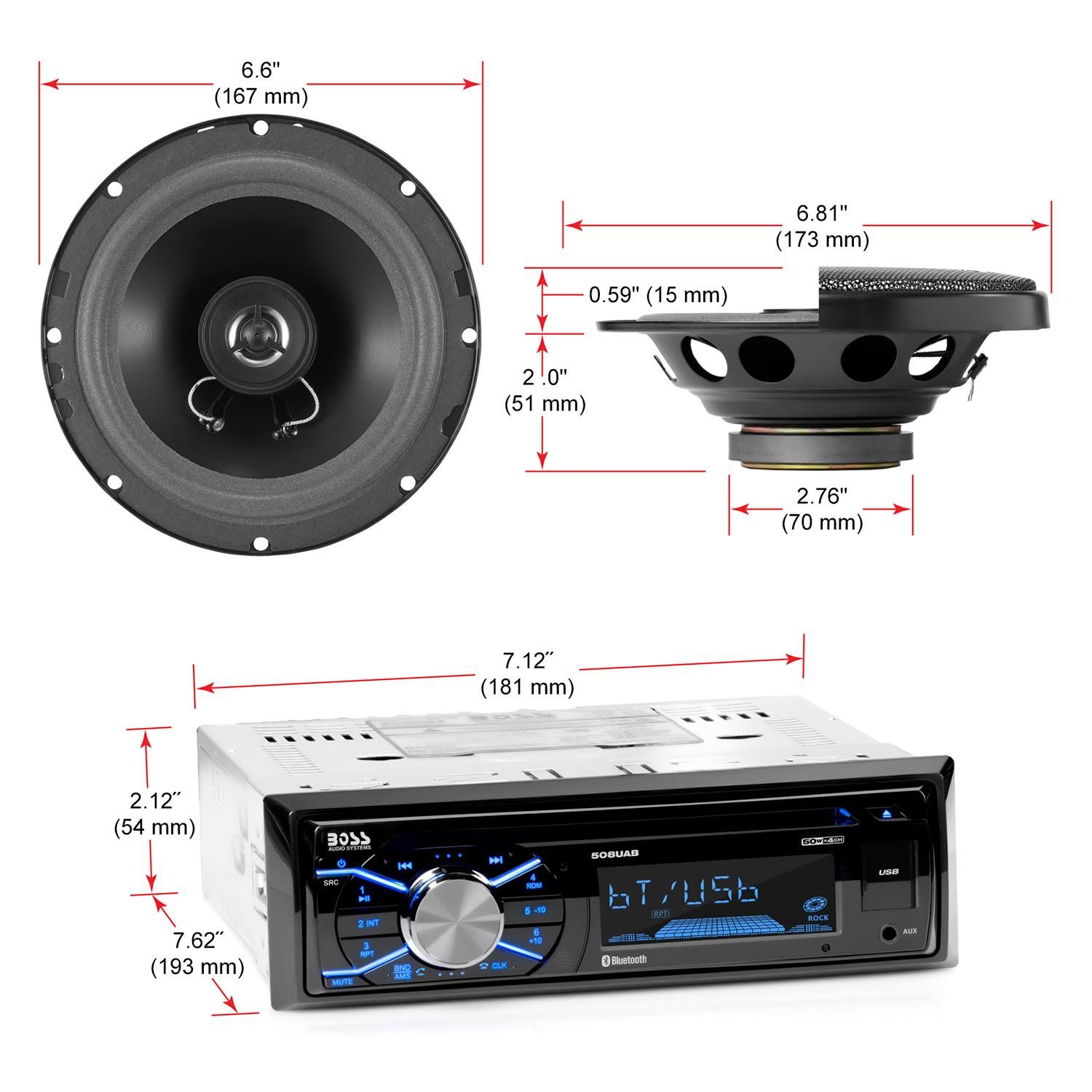 Boss audio 508uab store