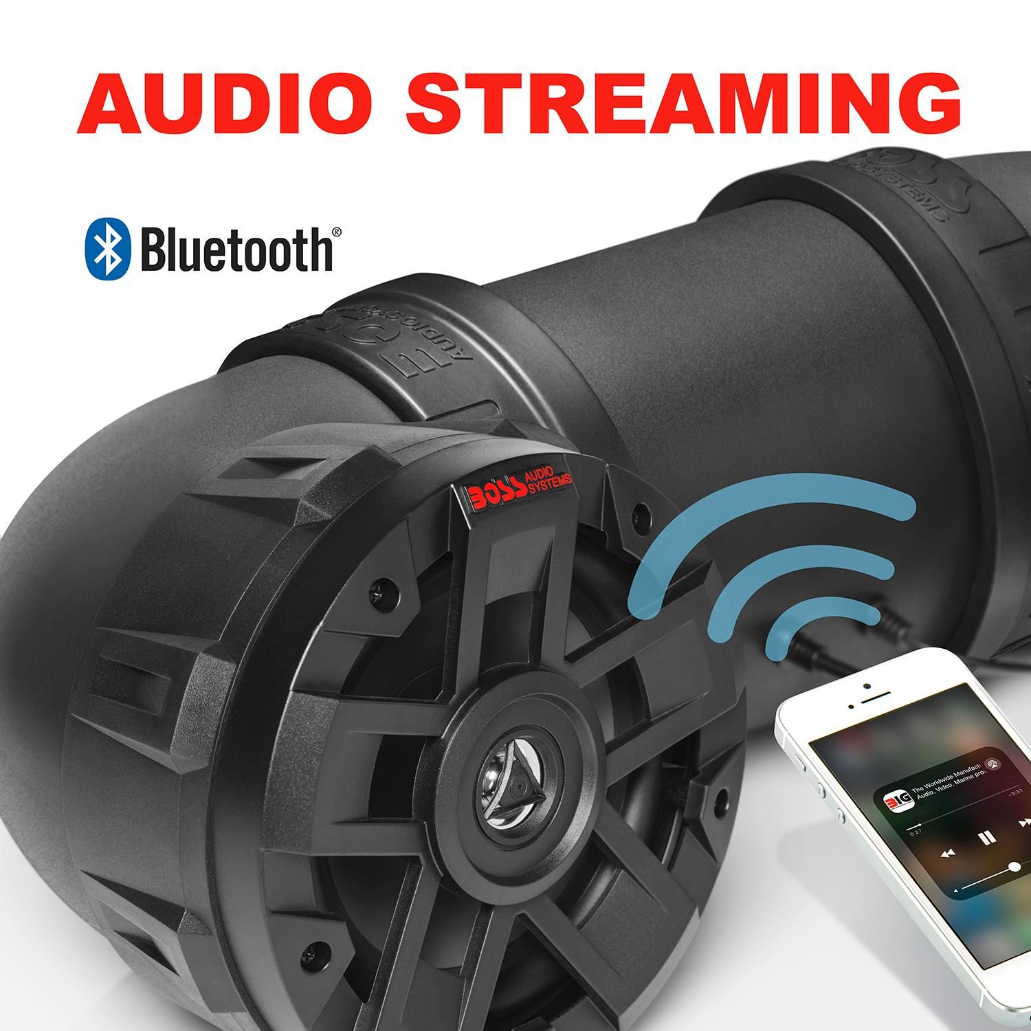 Boss Audio ATV/UTV Dual 6 1/2in Offroad Speaker System