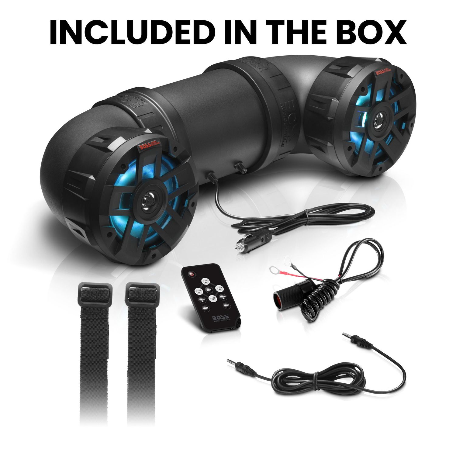 Boss Audio ATV/UTV Dual 6 1/2in Offroad Speaker System with RGB LED