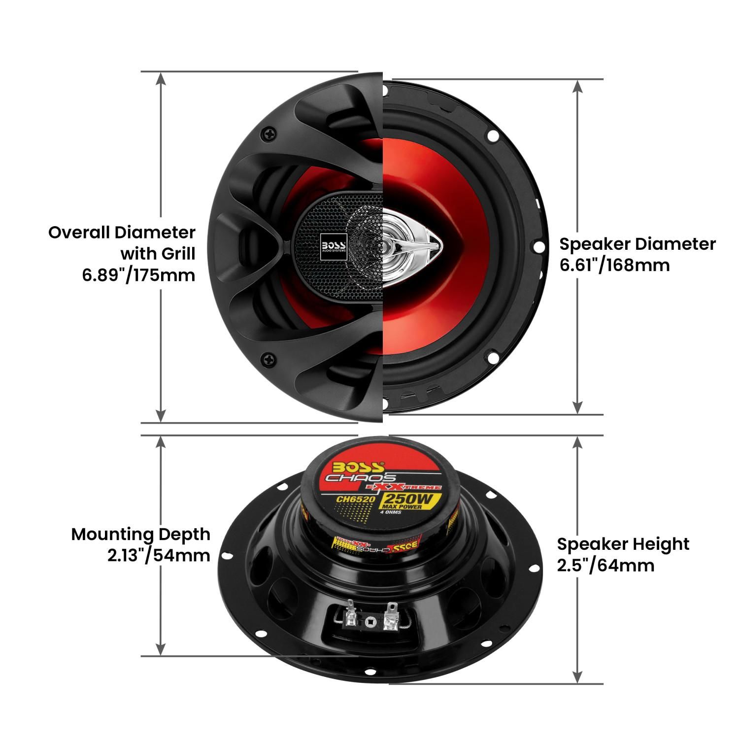 Boss Audio Systems 6 1/2in 2 Way Speaker