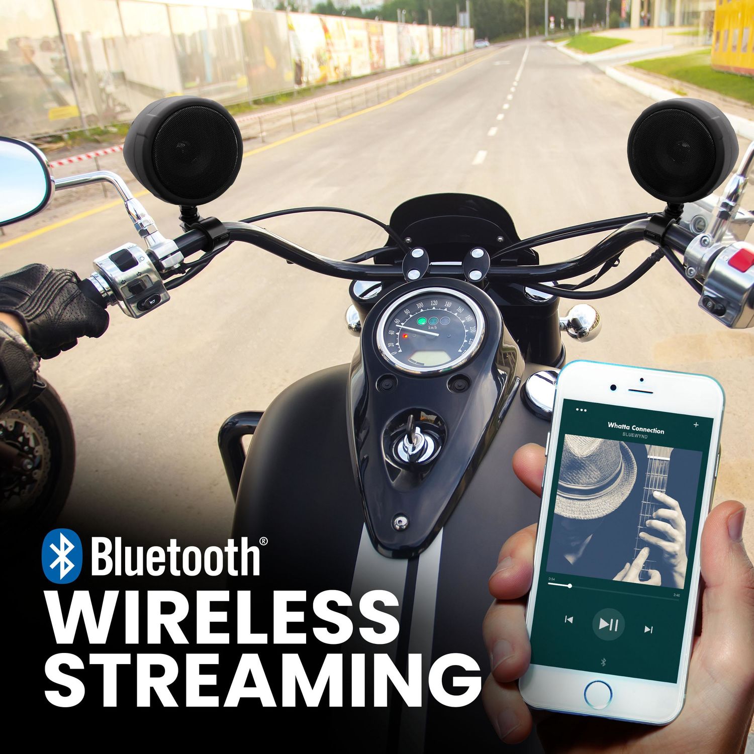 Boss Audio 2 Speaker with Amp Motorcycle System