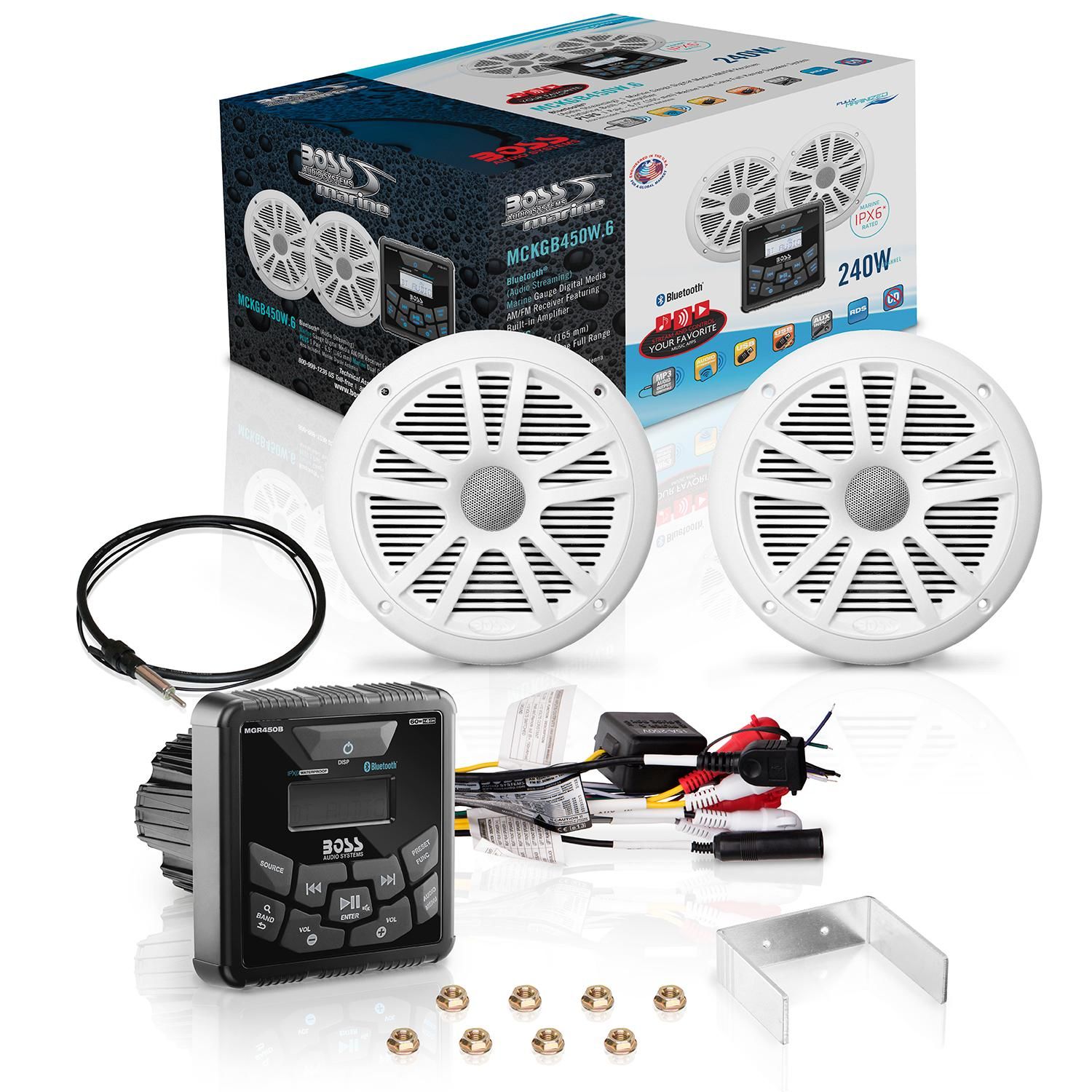 Boss Stereo MCKGB450W.6