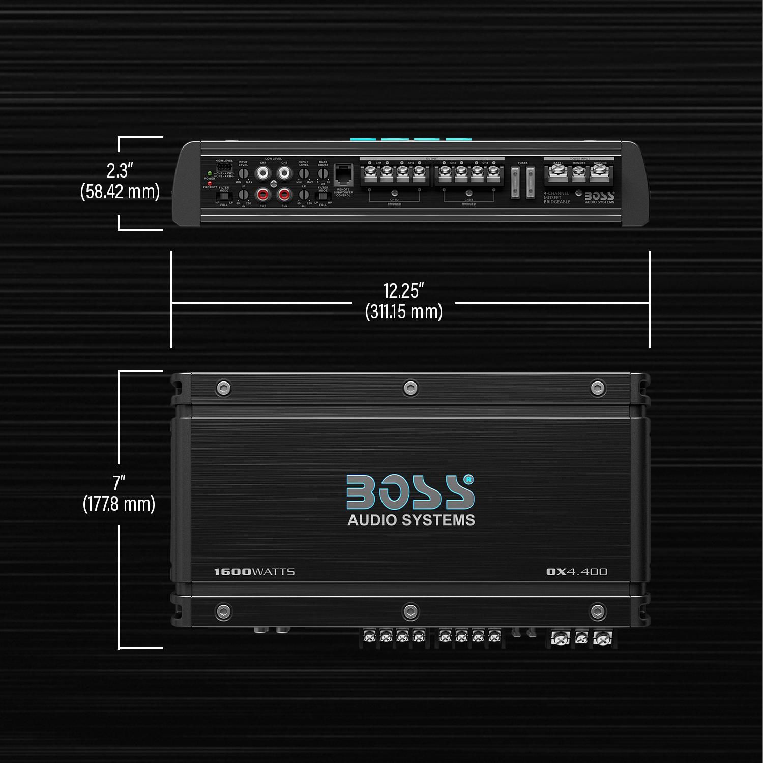 Boss Audio 4 Channel 1,600 Watts Amplifier