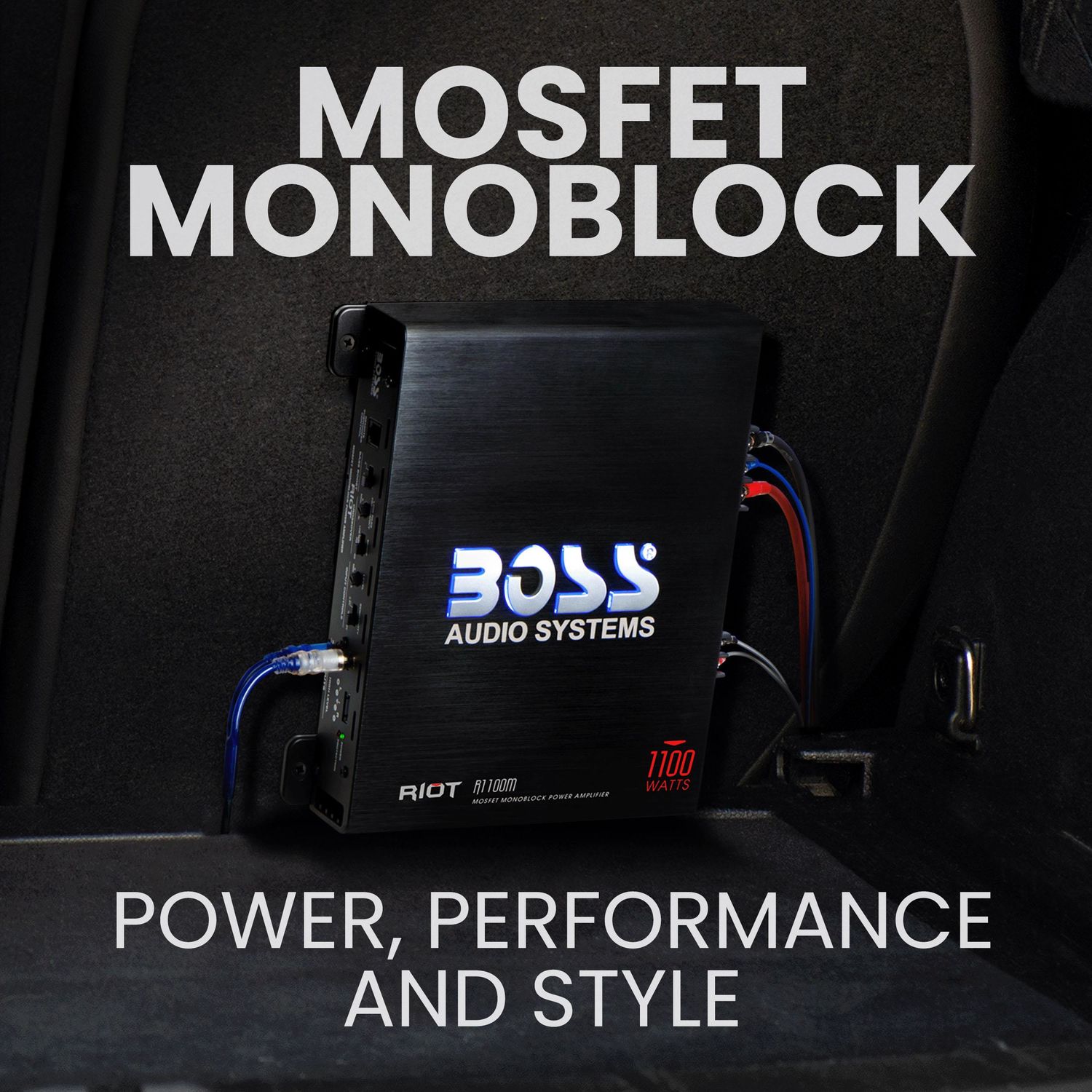 Boss Audio Mono Block 1,100 Watts Amplifier