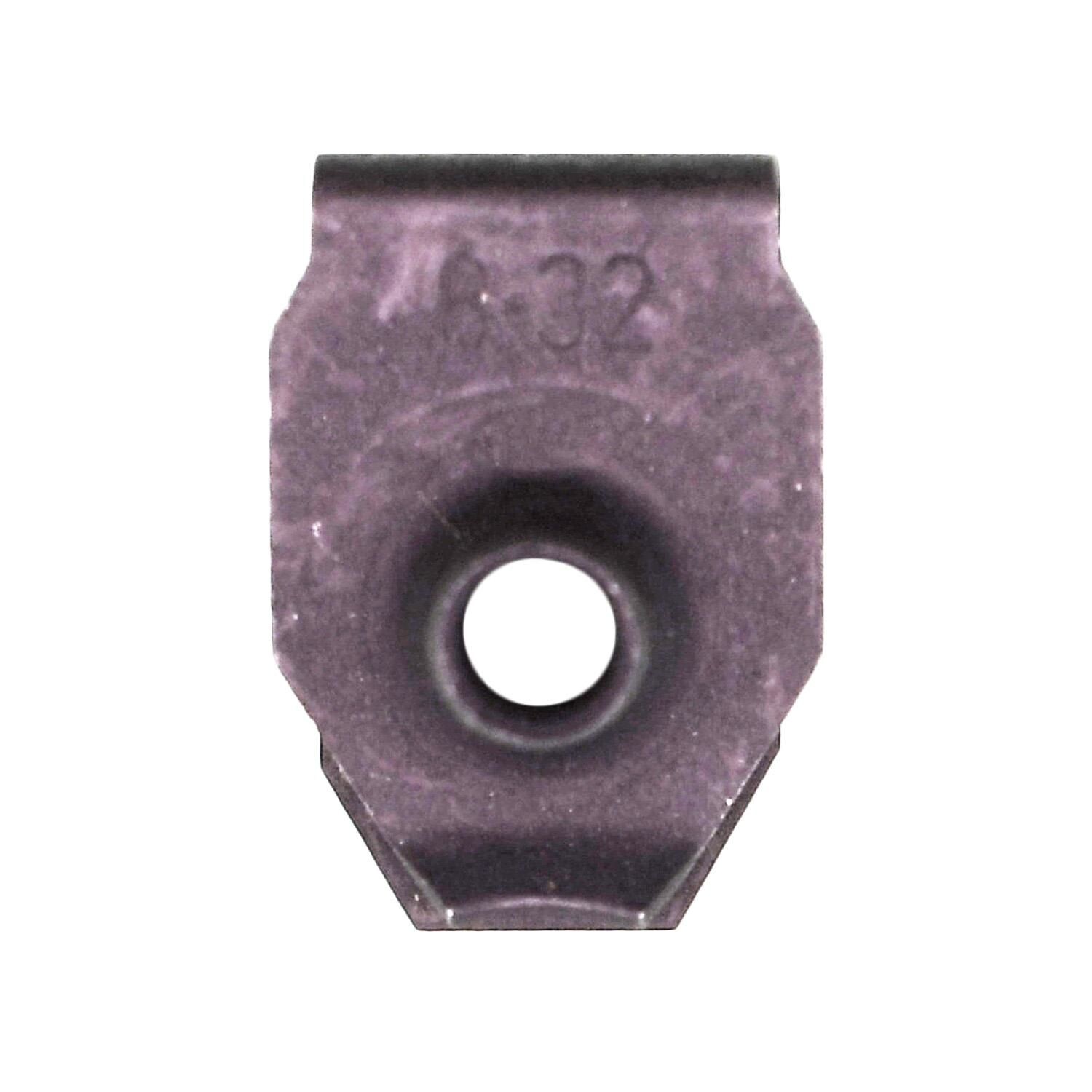 Auveco No. 8-32 Screw Size Extruded U-Nut 50 Piece