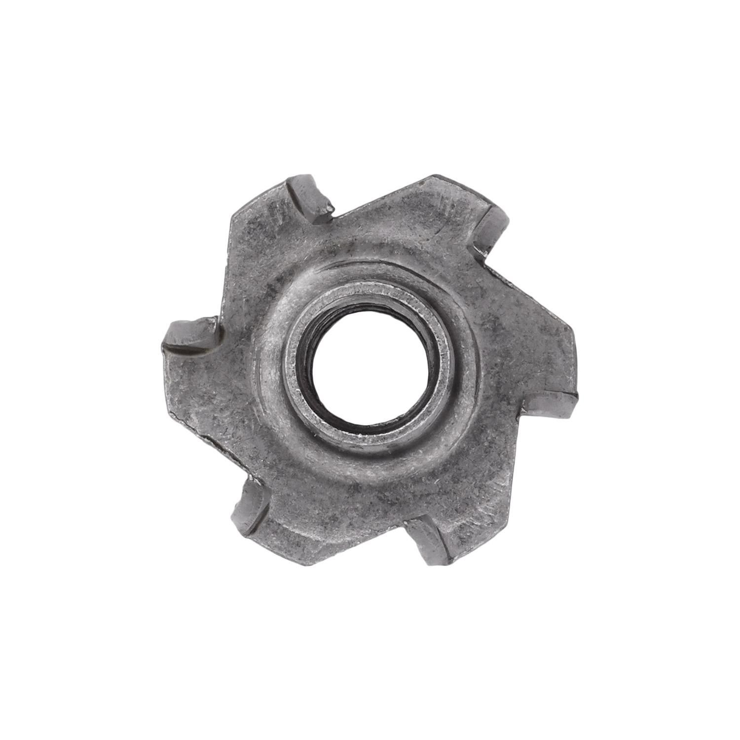 Auveco 1/4in-20 x 5/16in 6 Prong, Tee Nut 50 Piece