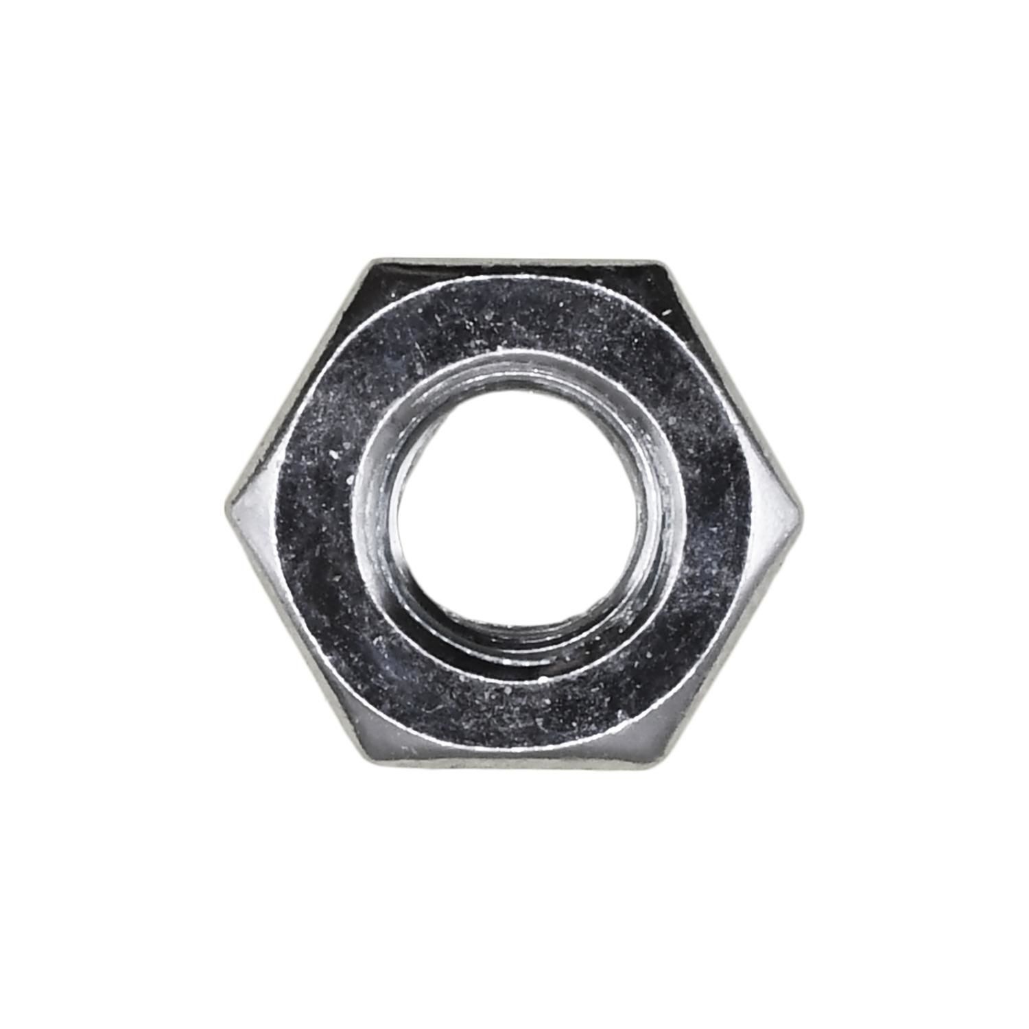 Auveco 1/4in-20 Two Way Lock Nut - Zinc, 100 Piece