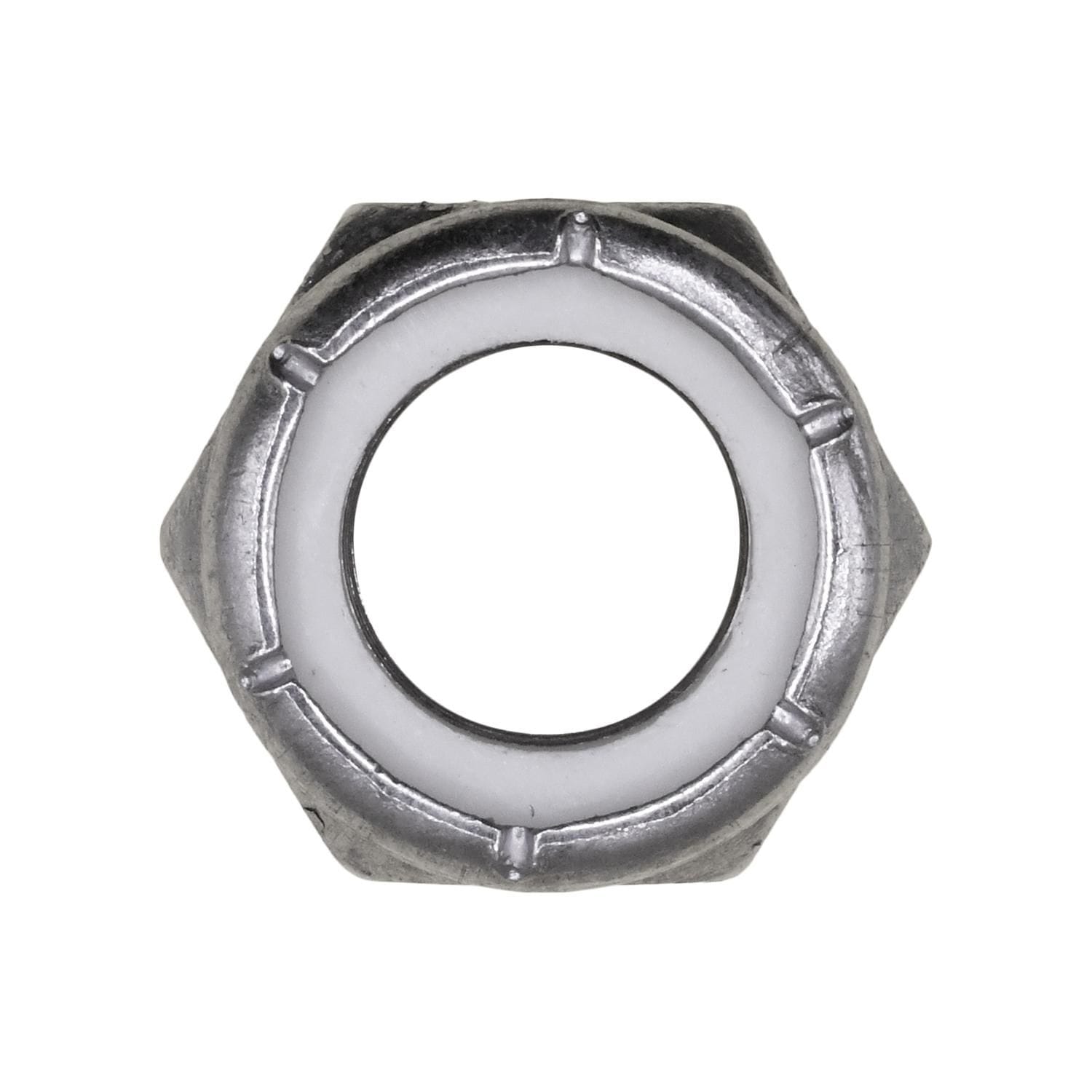Auveco 1/2in-13 Nylon Insert Lock Nut 18-8, 10 Piece