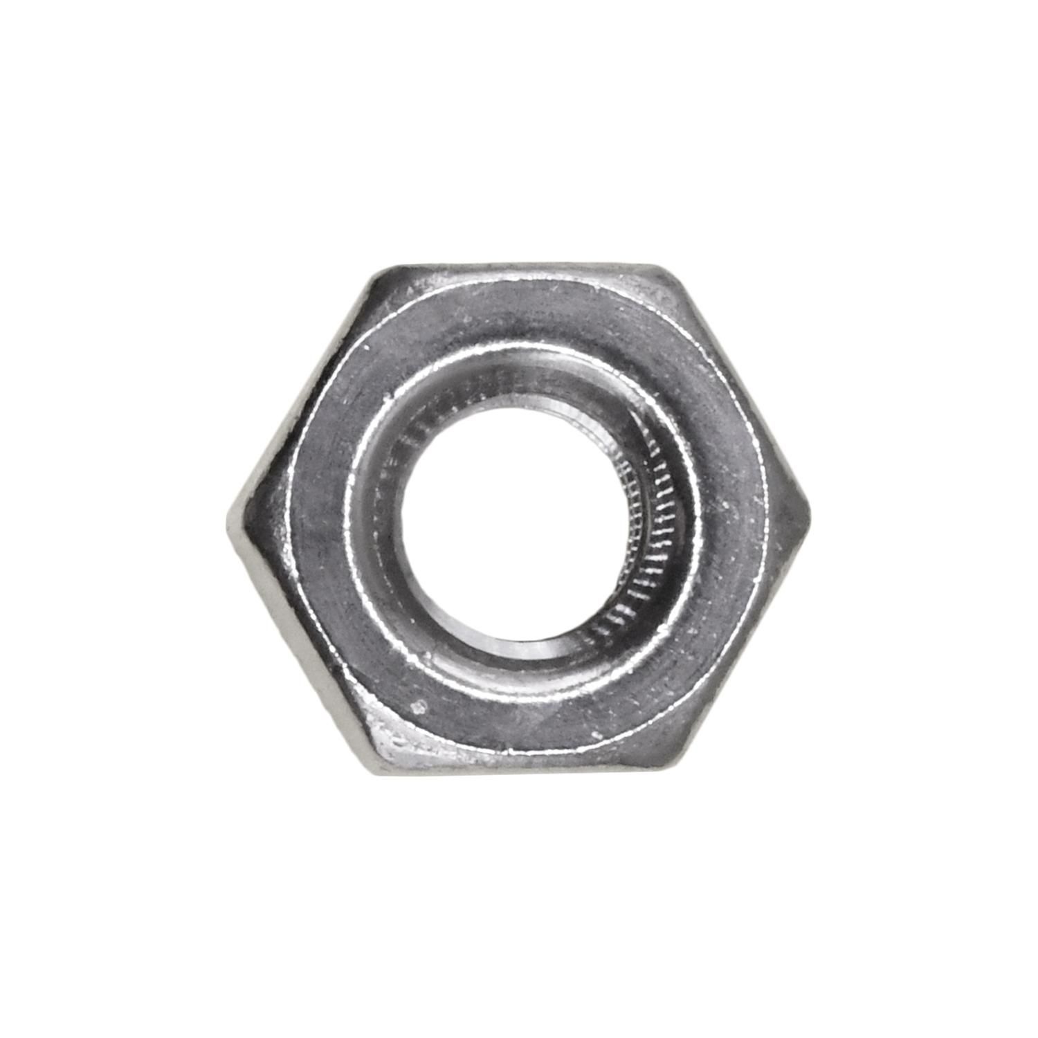 Auveco 1/4in-20 Hex Machine Screw Nut 18-8 Stainless Steel, 100 Piece