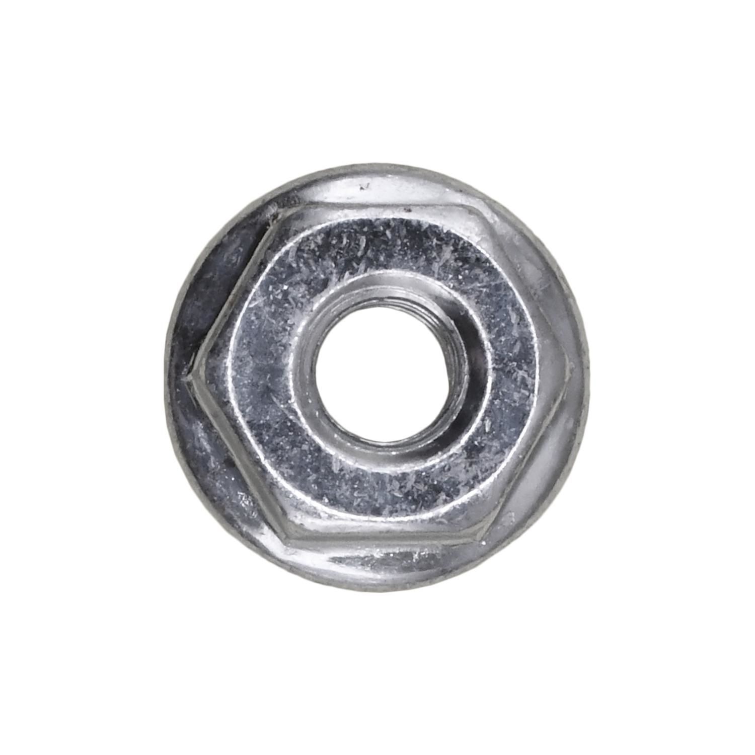 Auveco 10-24 1/2in Outside Diameter, Spin Lock Nut with Serrated 100 Piece