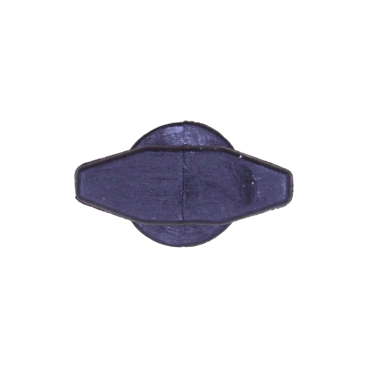 Auveco Black Nylon Weatherstrip Clip, 25 Piece