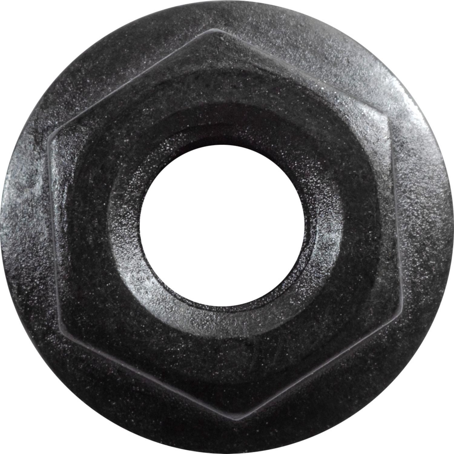 Auveco 1/4-20 Thread 19/32in O.D, Spin Lock Nut with Serrated 100 Piece