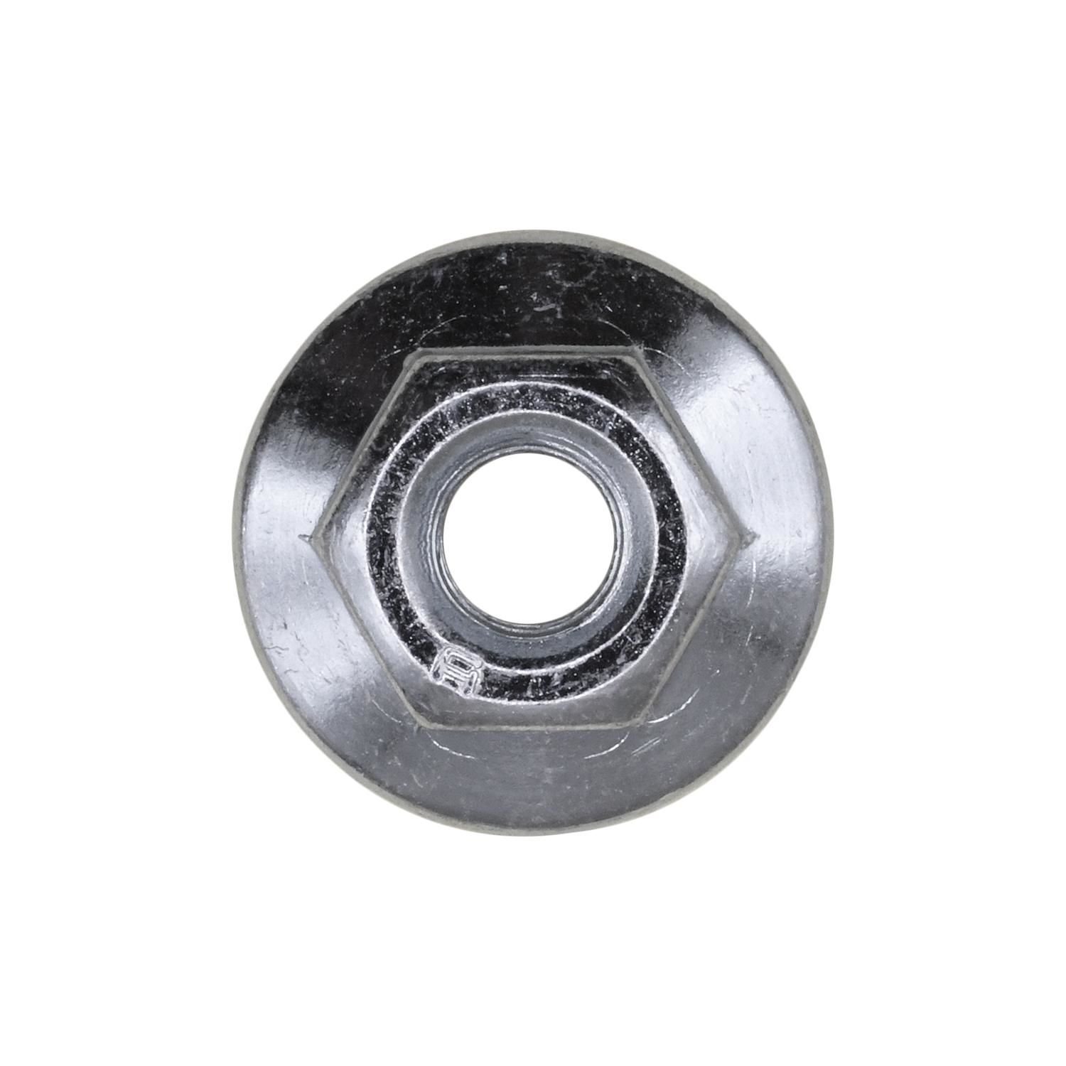 Auveco 1/4-20 Thread 23/32 Diameter - Zinc, Spin Lock Nut with Serrated ...