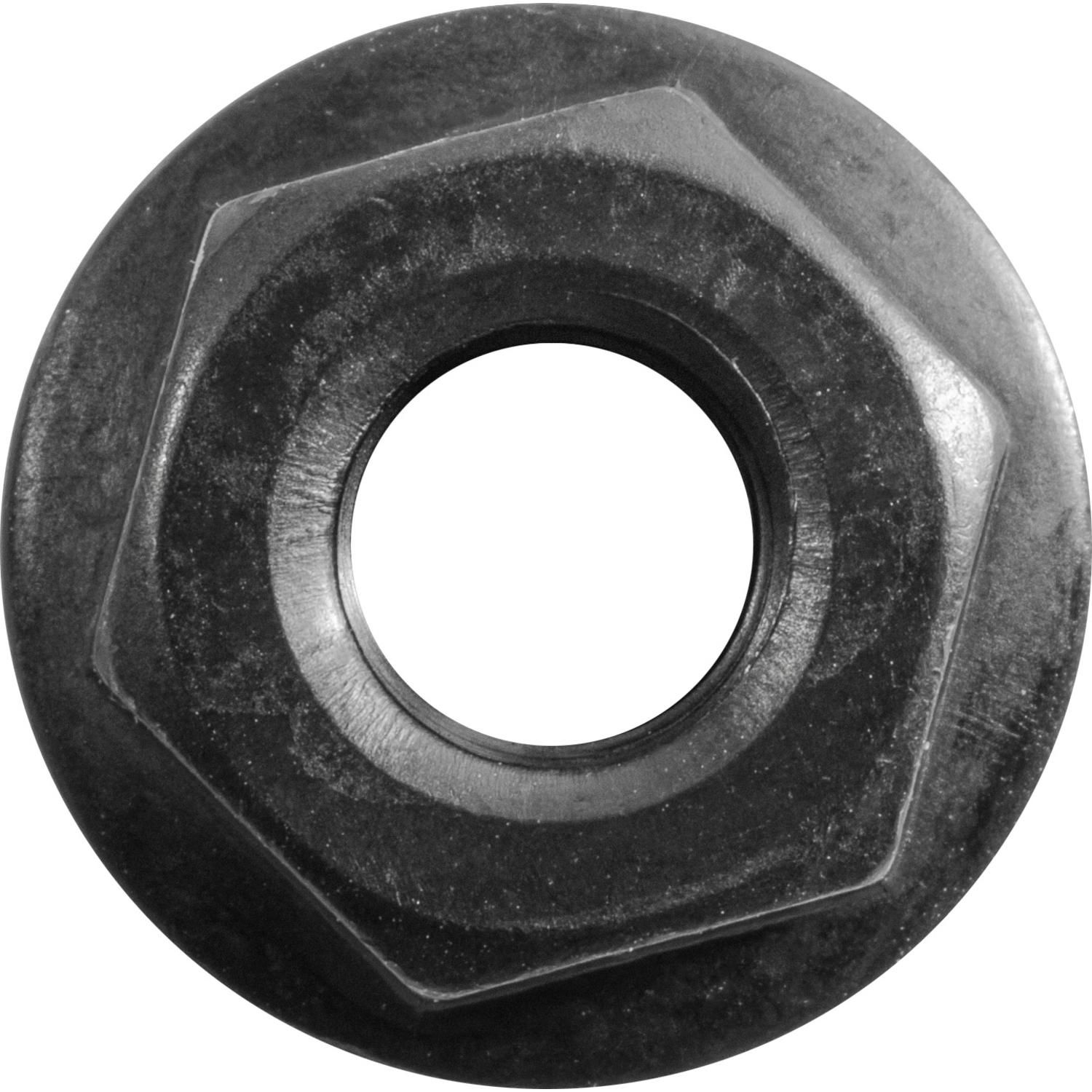 Auveco 1/4-20, Hex Flange Spin Lock Nut 100 Piece
