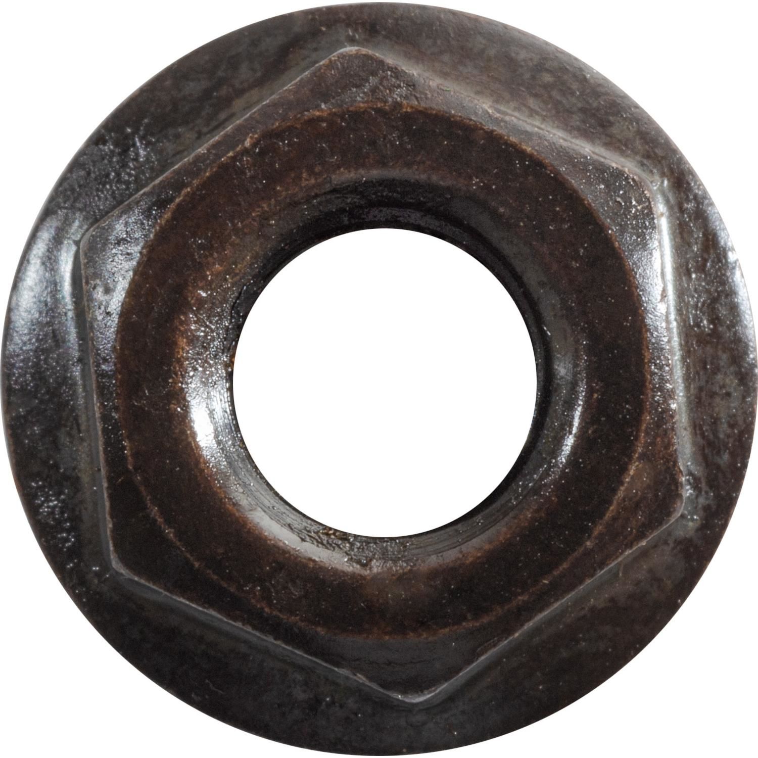 Auveco 5/16-18, Hex Flange Spin Lock Nut 100 Piece