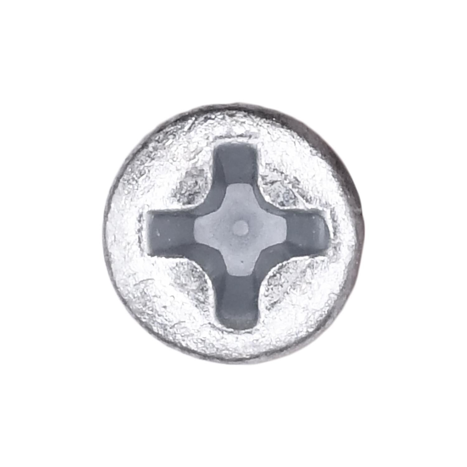 Auveco 8 x 2in No.6 Zinc Head Phillips Oval Zinc Head Tapping Screw ...