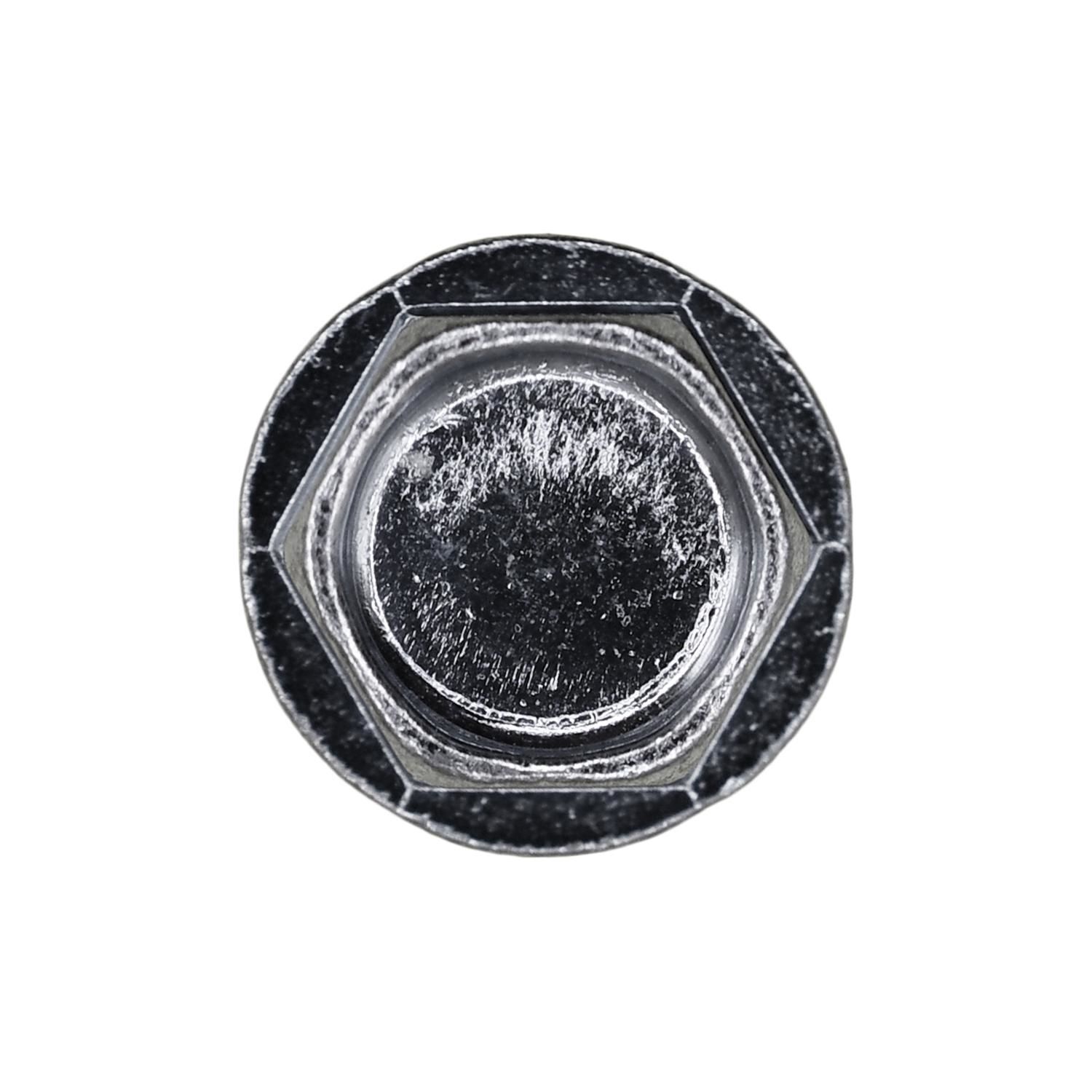 Auveco 12 x 1in Zinc Indented Hex Washer Head Tapping Screw Quantity 100