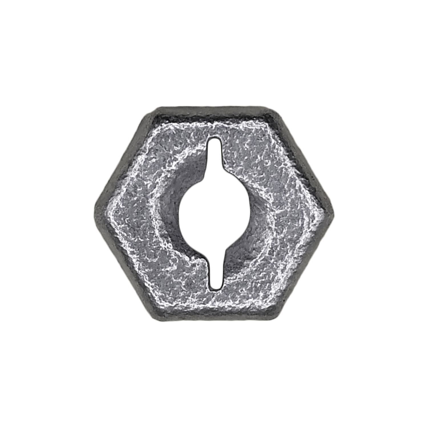 Auveco 1/8in Stud Size 5/16in Hex. , Thread Cutting Nut 200 Piece