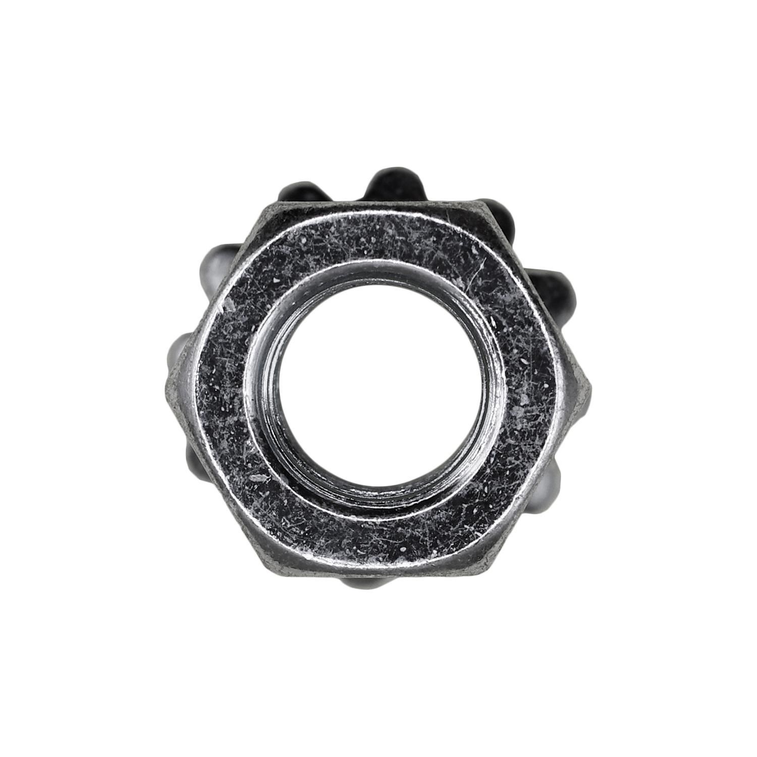 Auveco 5/16in-24 Hex Keps Lock Washer and Nut Zinc, 100 Piece