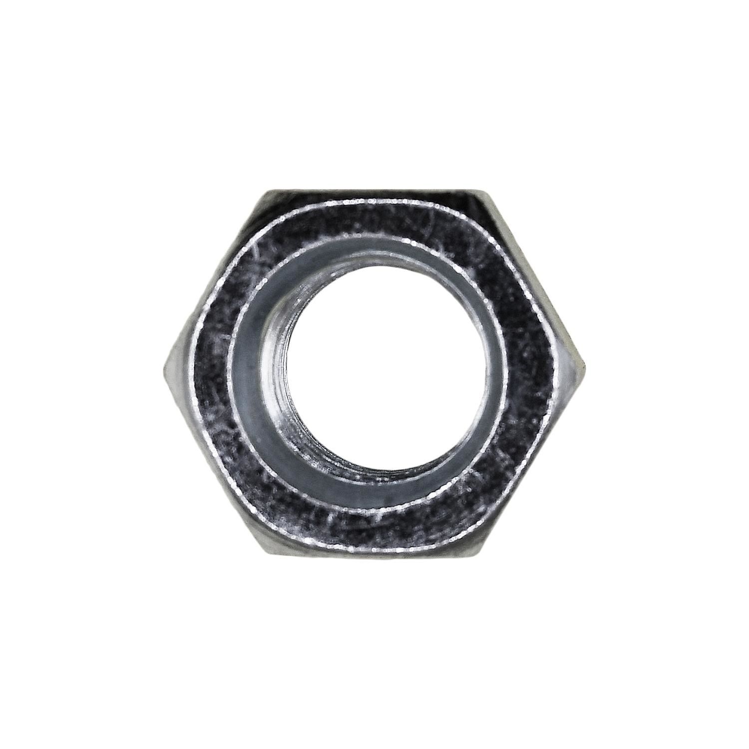 Auveco 7/16in-20 Finish Hex Nut Zinc, 100 Piece