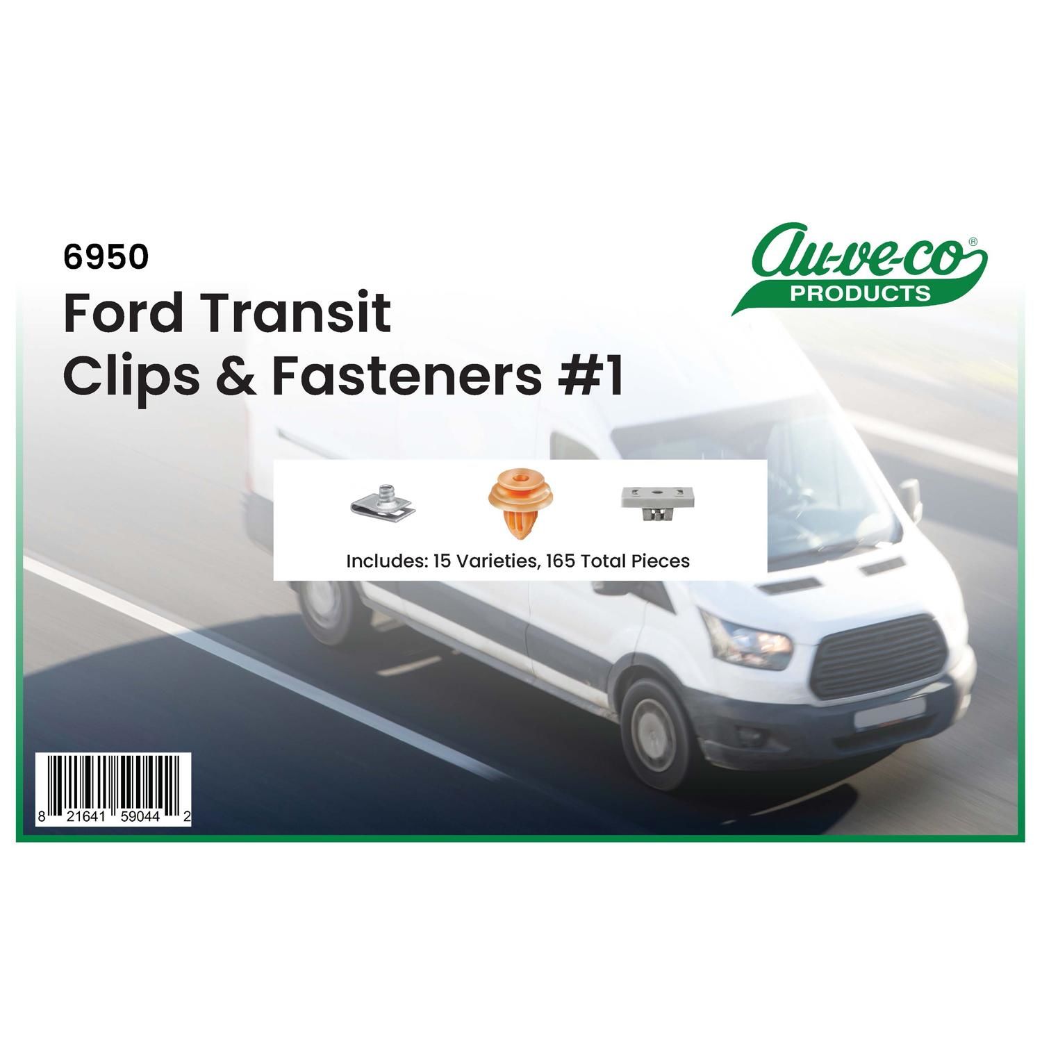 Auveco Rear Quik-Select II Ford Transit Clip and Retainer
