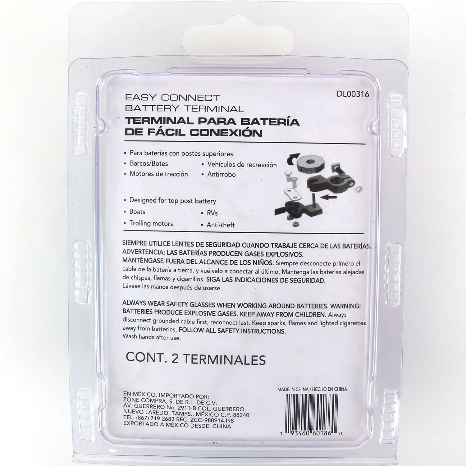 Duralast Clamp Battery Terminal DL00316