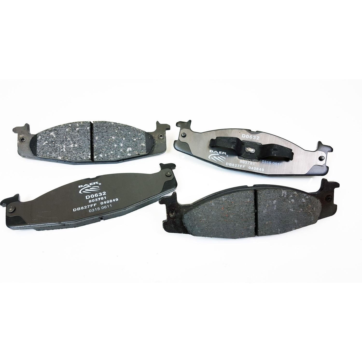 Baer Brake Systems Ceramic Disc Brake Pad Set D0632