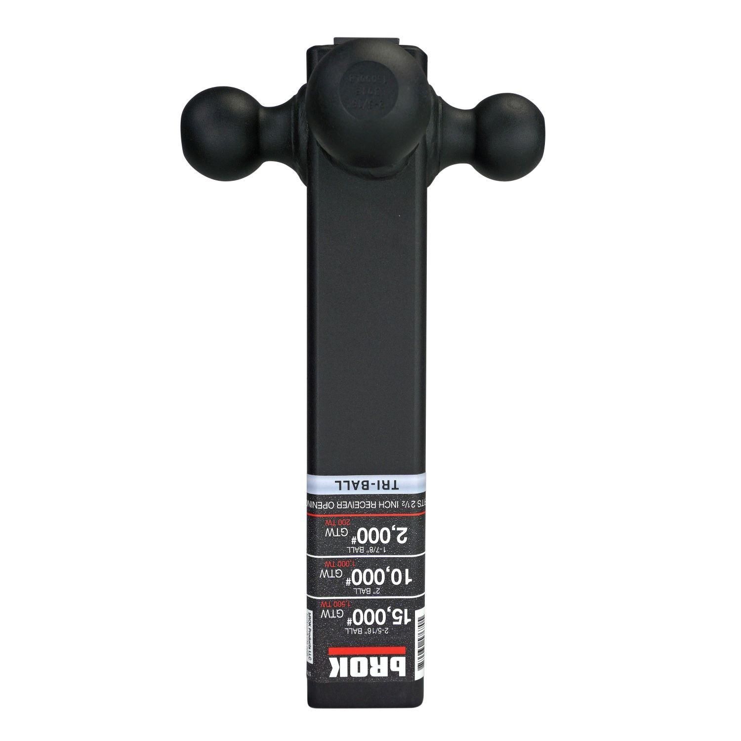 bROK 2 1/2in Shank Ball Mount Tri Ball
