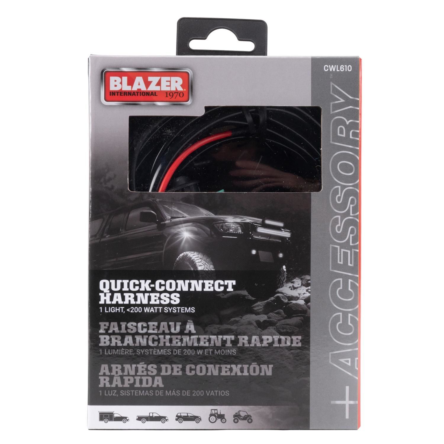 Blazer International Quick Connect One Light Wiring Harness