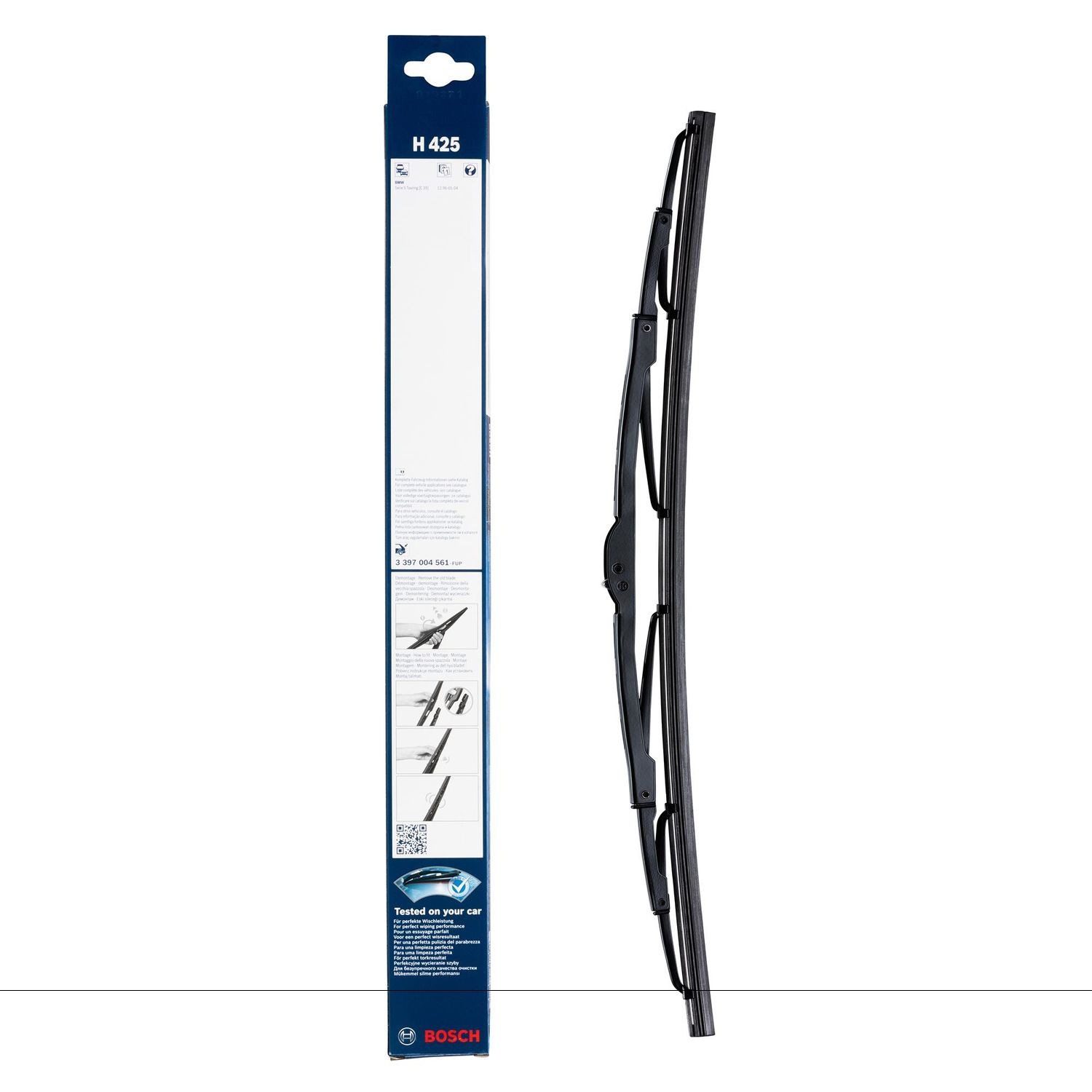 Bosch Rear 17in Bracket Design Wiper Blade