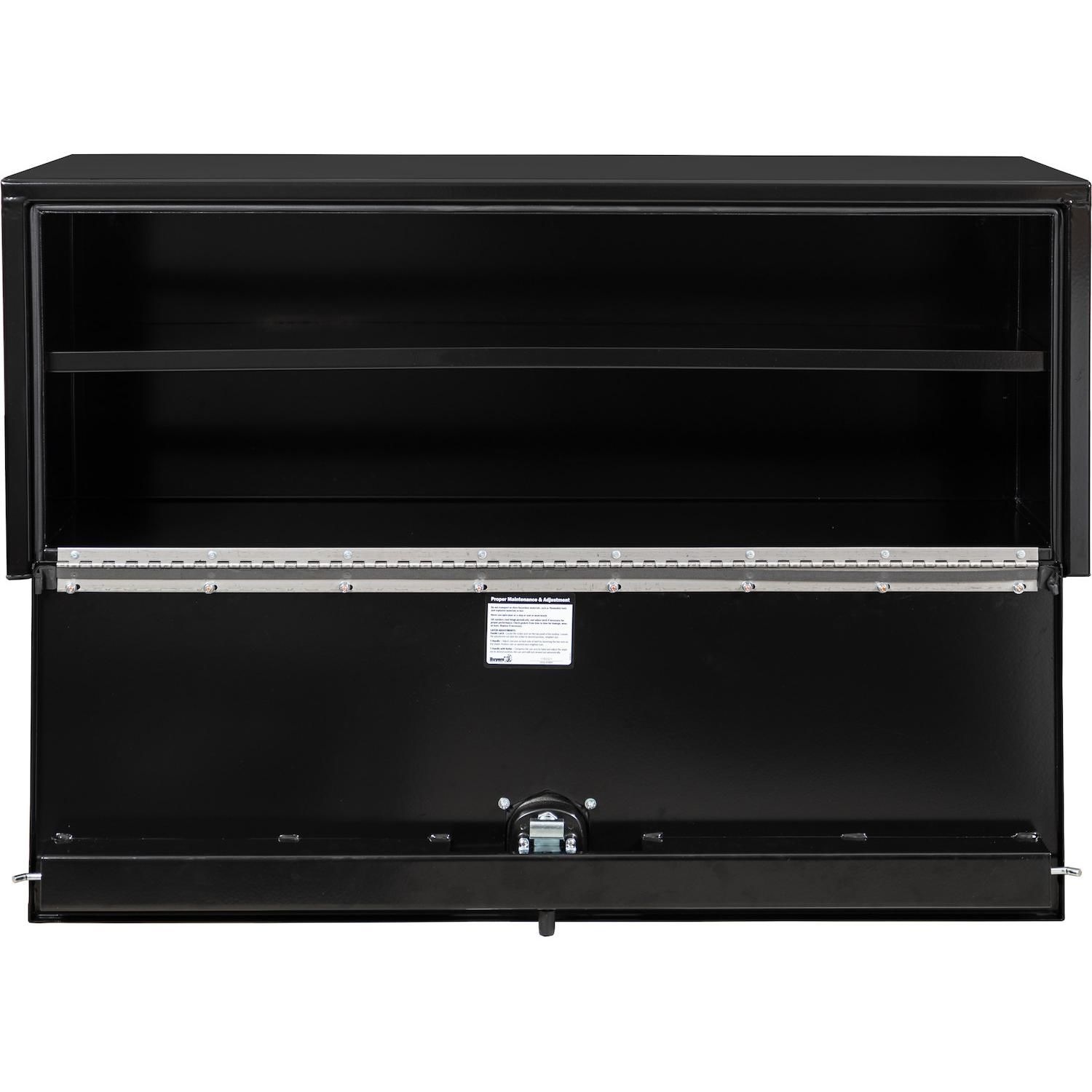 Buyers Products 18in x 18in x 48in Black Steel Underbody Truck Boin Box ...