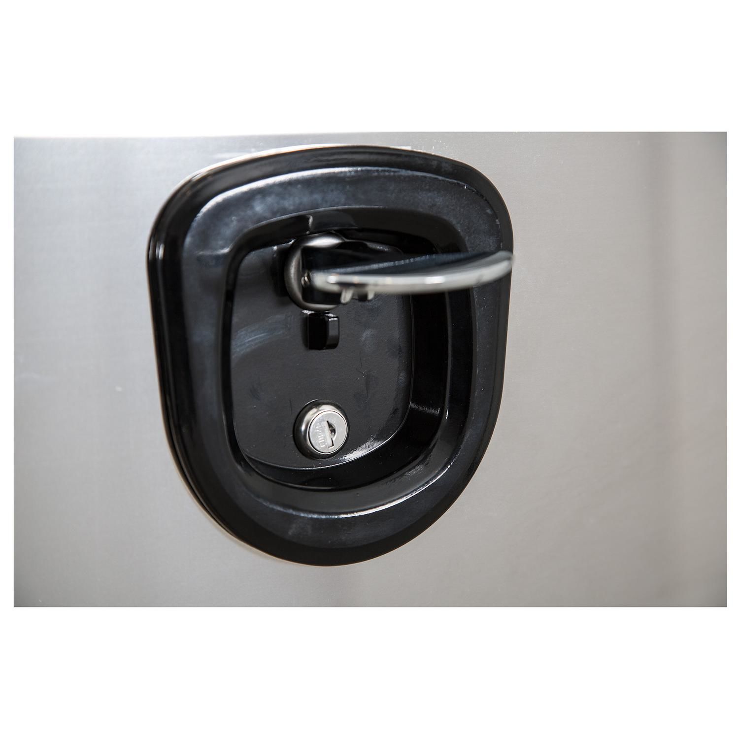 Buyers Products 24in x 24in x 48in Black Steel Truck Box with Stainless ...