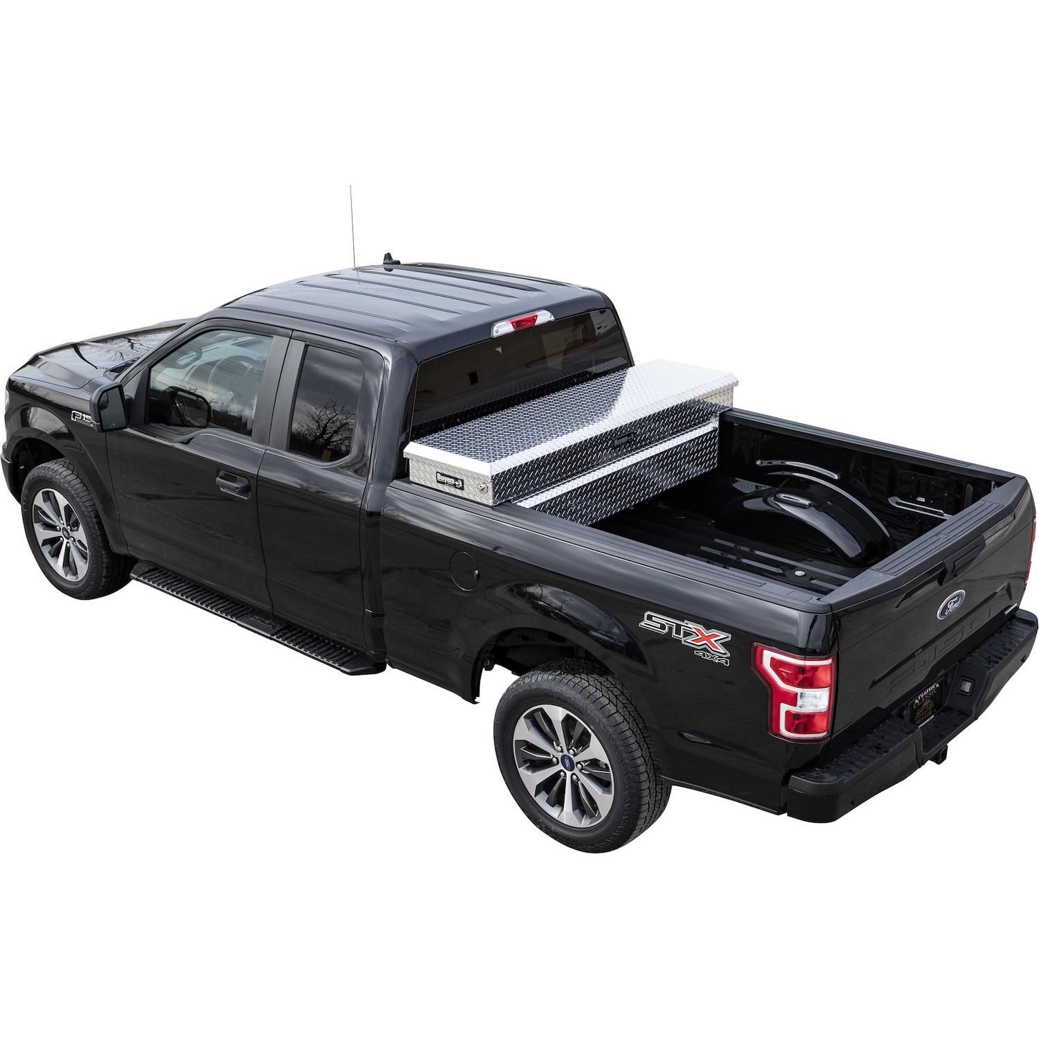 Buyers Products 23in x 20in x 71in Diamond Tread Aluminum Crossover Truck Box
