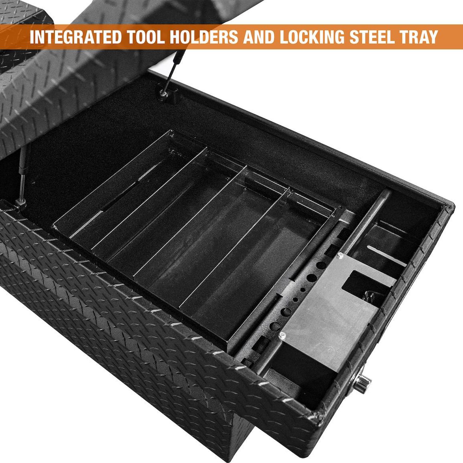 Buyers Products 18in x 27in x 71in Textured Matte Black Diamond Tread ...