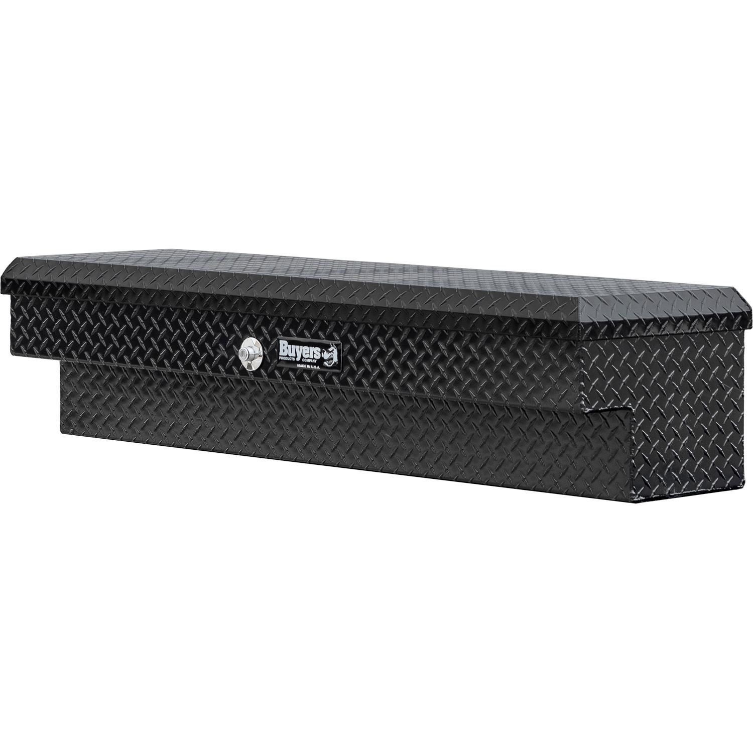 Buyers Products 13 x 16 x 70in Gloss Black Diamond Tread Aluminum Lo ...