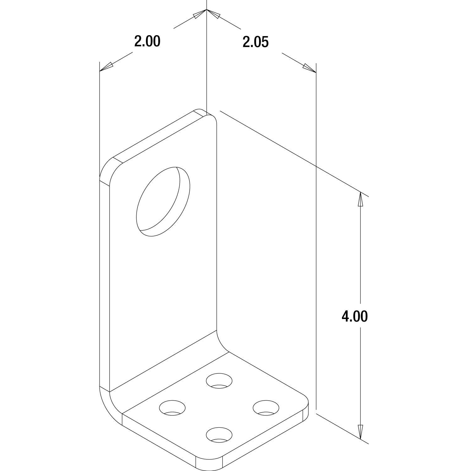 Buyers Products GuardDogg Ladder Rack Tie-Down Brackets