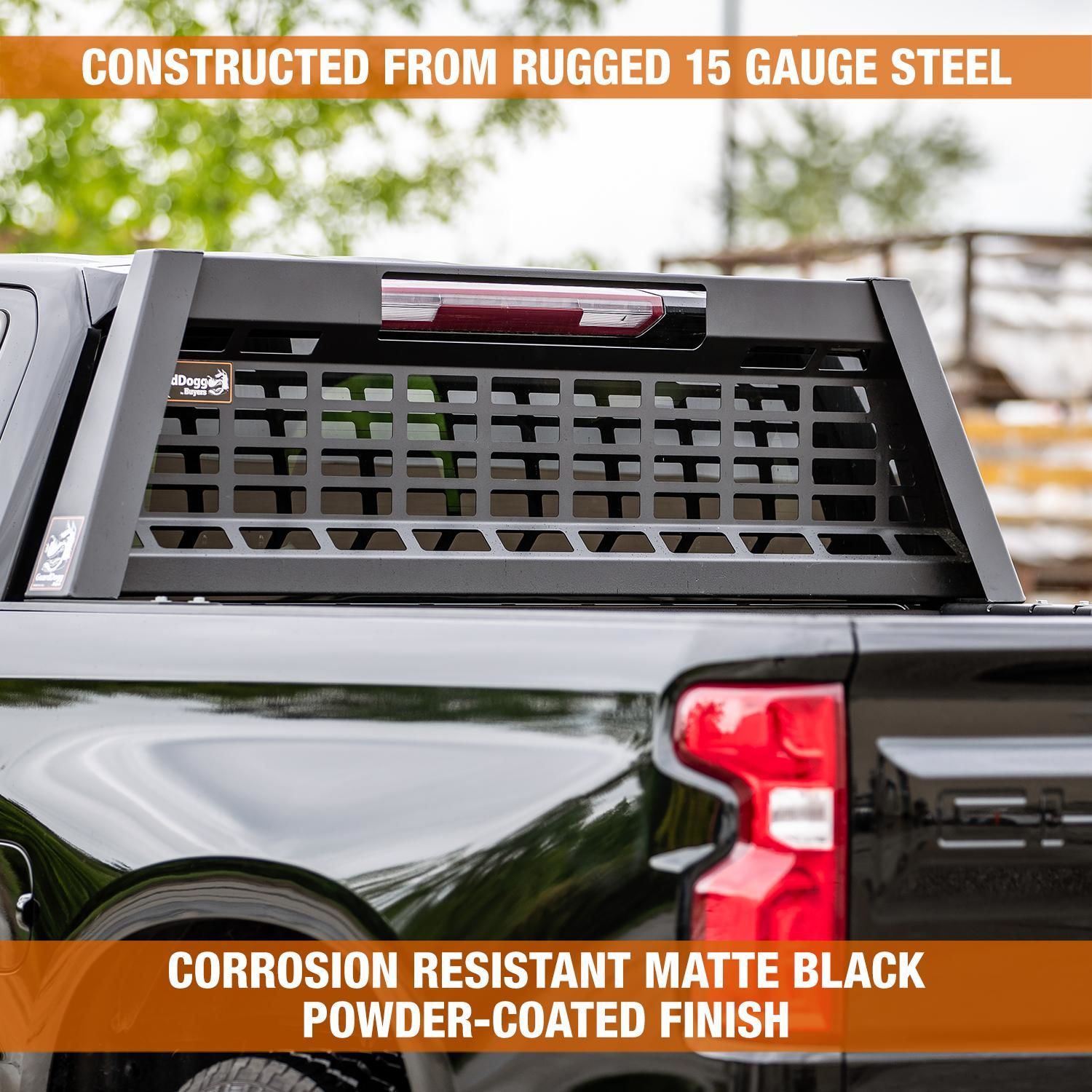 Buyers Products Matte Black Heavy-Duty GuardDogg Steel Pick-Up Truck ...