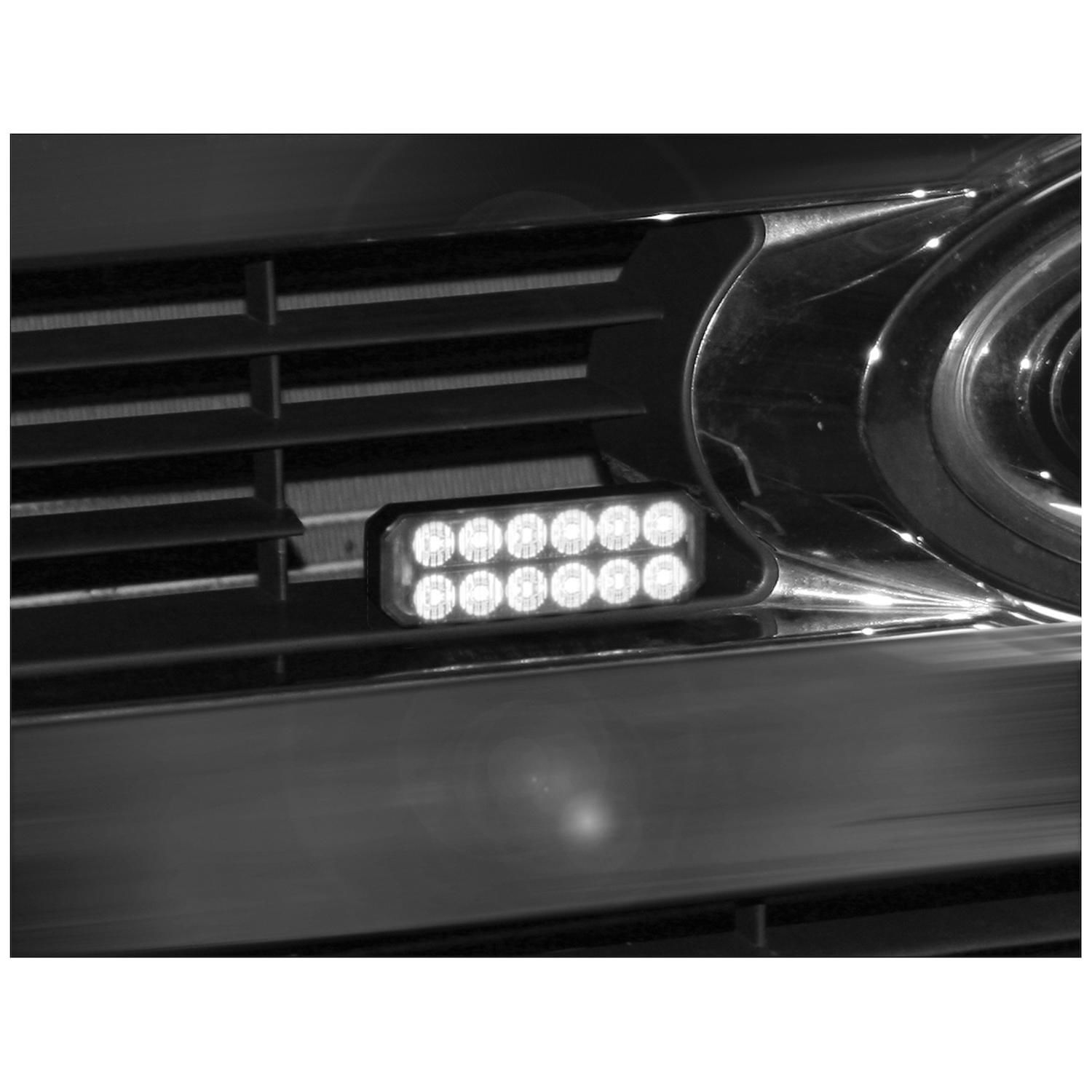 Buyers Products Clear 5in Dual Row LED Strobe Light
