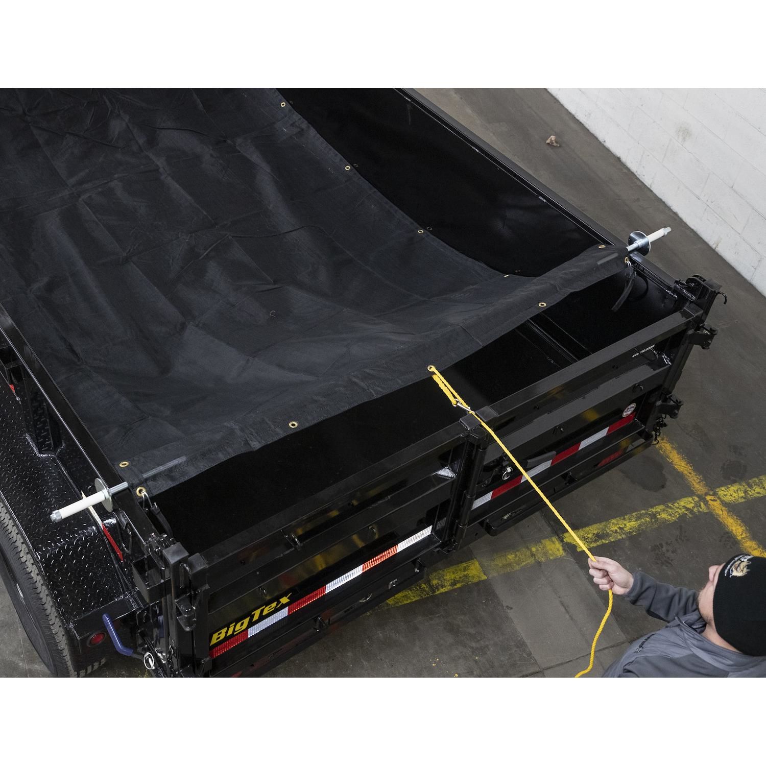 Buyers Products 102in Black Powder Coated Rear Anti-Sail Tarp Tension ...