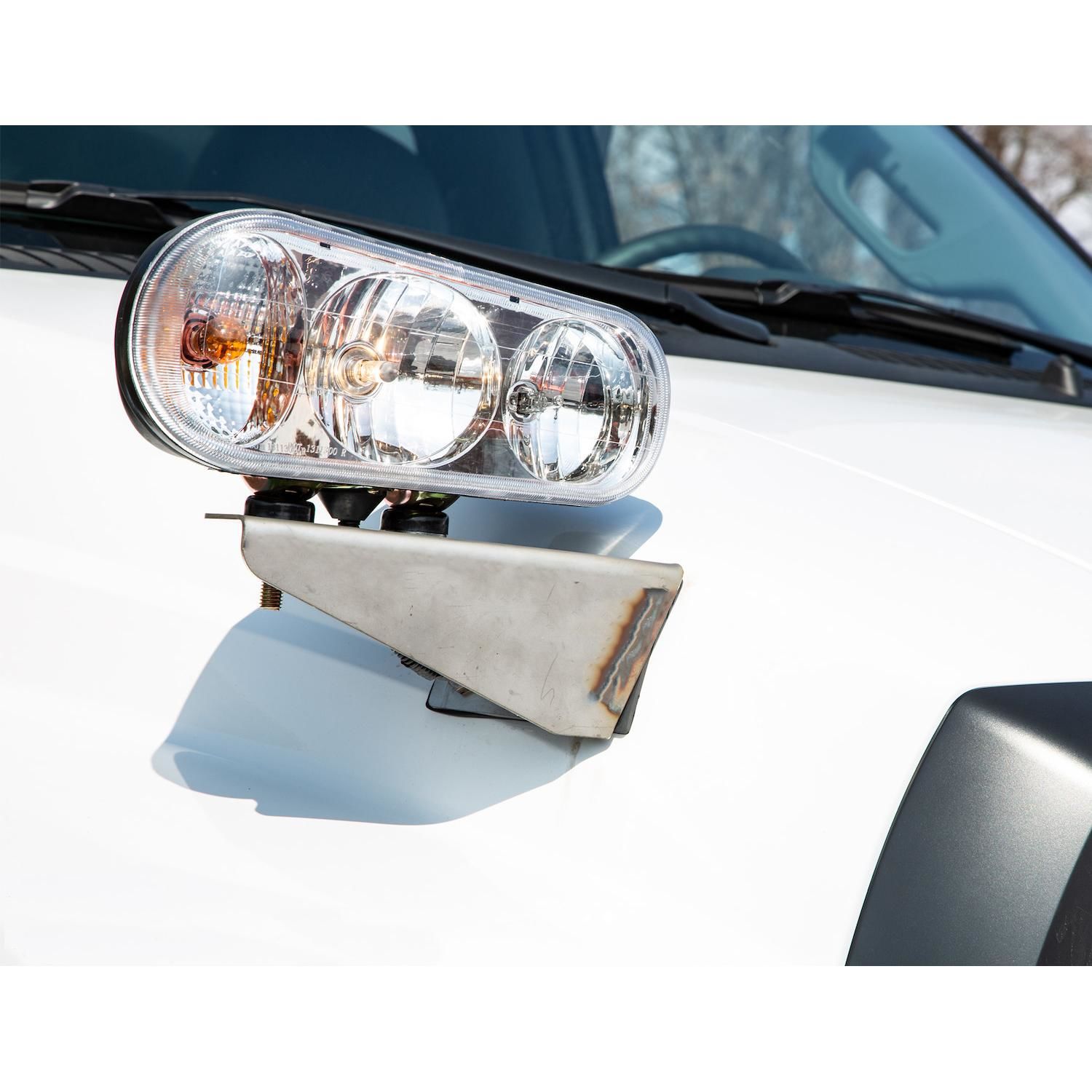 Buyers Products Extended Stainless Steel Truck Hood Light Brackets for ...