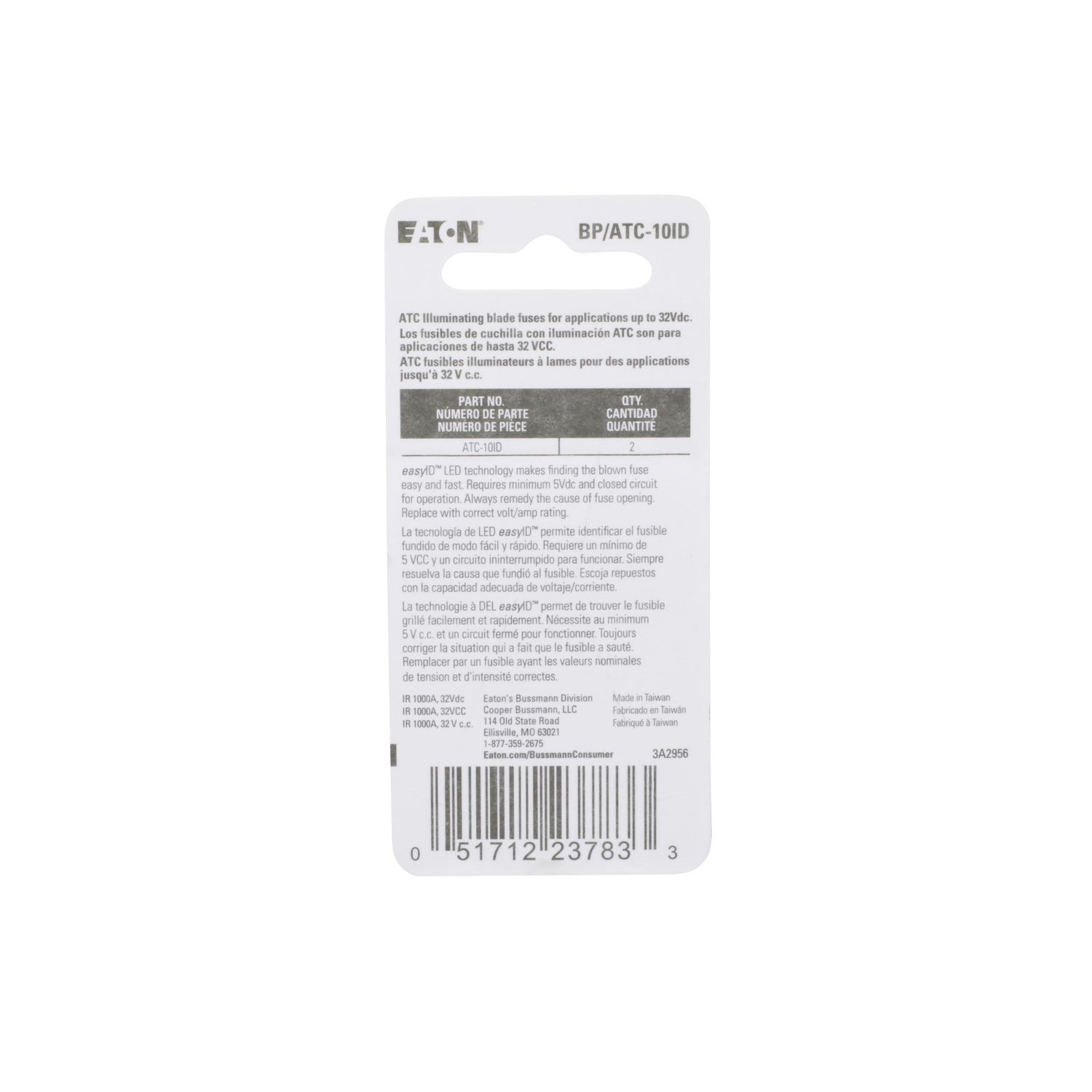 Bussmann ATC easyID Fuse Assortment 5 Piece