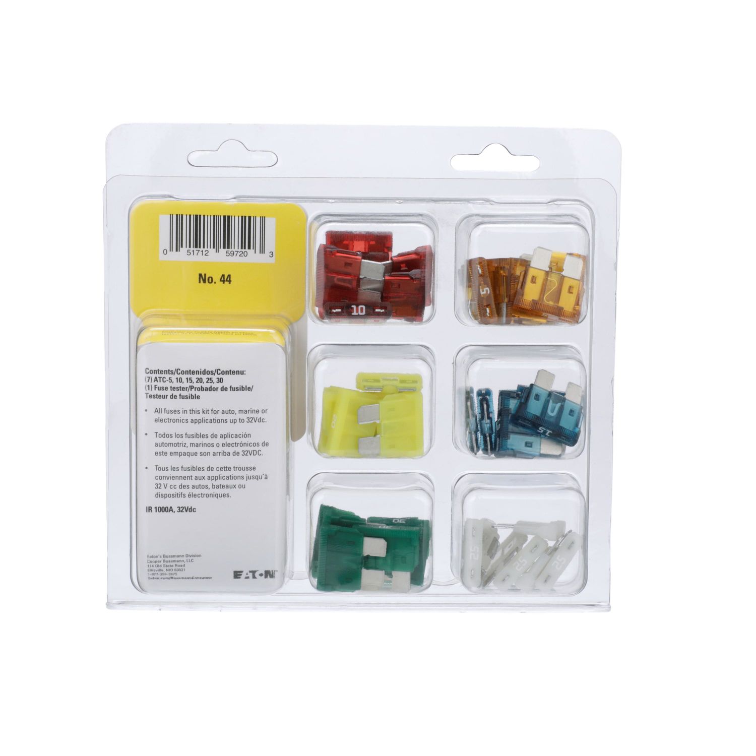 Bussmann ATC Fuse Bonus Pack 43 Piece