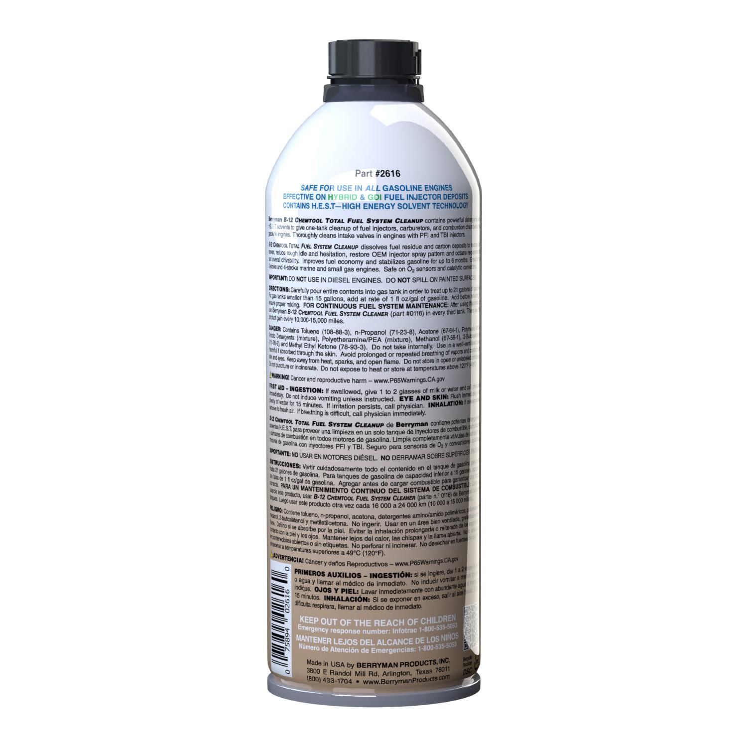 Berryman B-12 Total Fuel System Cleanup